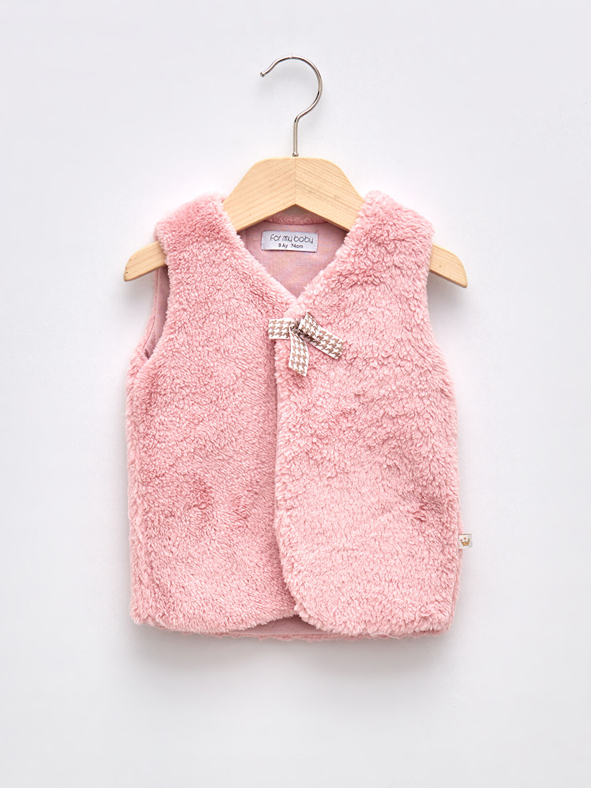 For My Baby V Yaka Kız Bebek Yelek