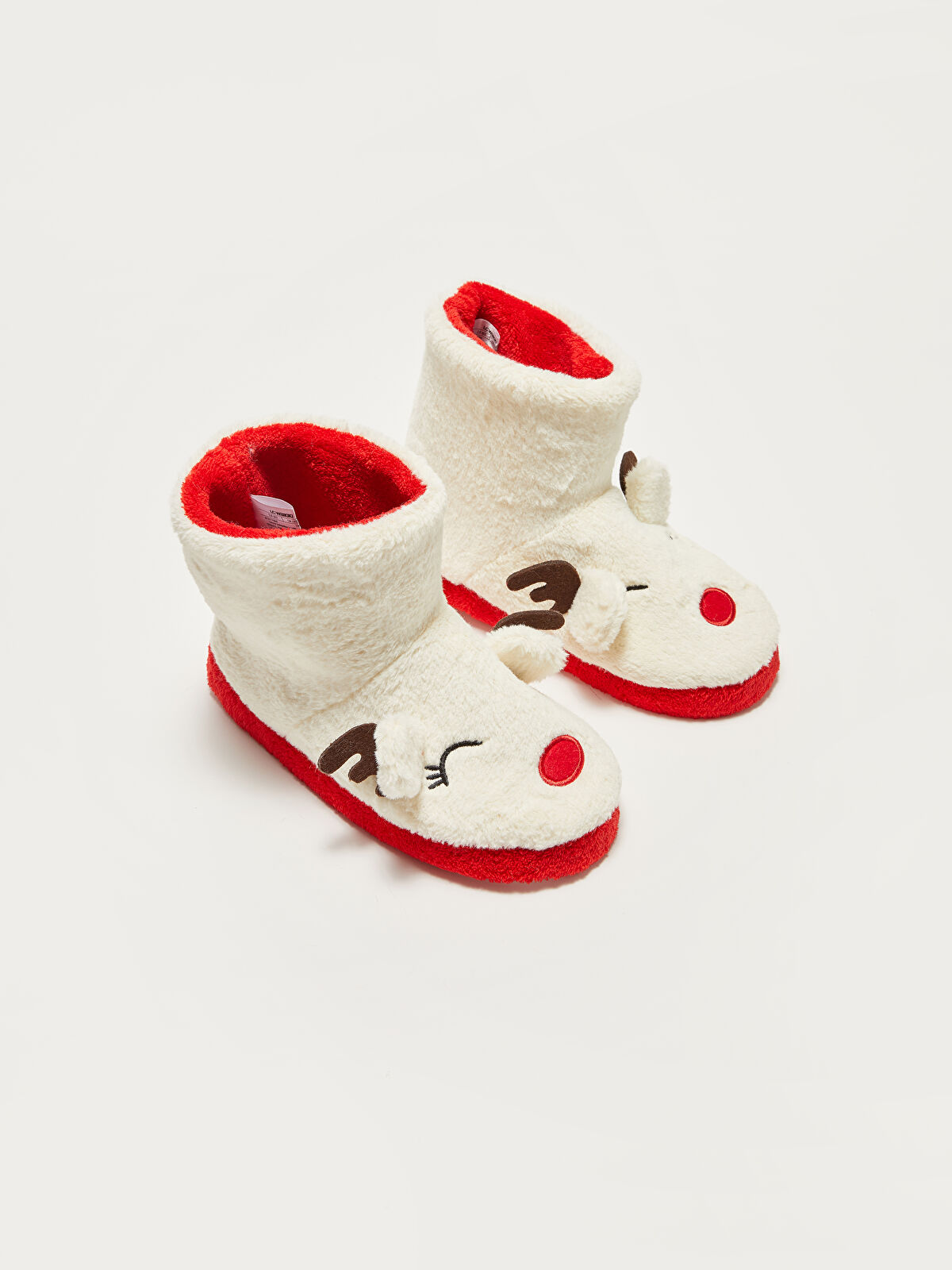 Yılbaşı Temalı Nakış Detaylı 3D Aplike Kadın Ev Botu