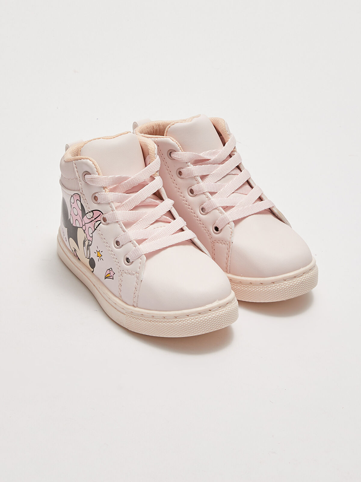 Minnie Mouse Lisanslı Bağcık ve Fermuarlı Kız Çocuk Bilek Boy Spor Ayakkabı Minnie Mouse Lisanslı Bağcık ve Fermuarlı Kız Çocuk Bilek Boy Spor Ayakkabı