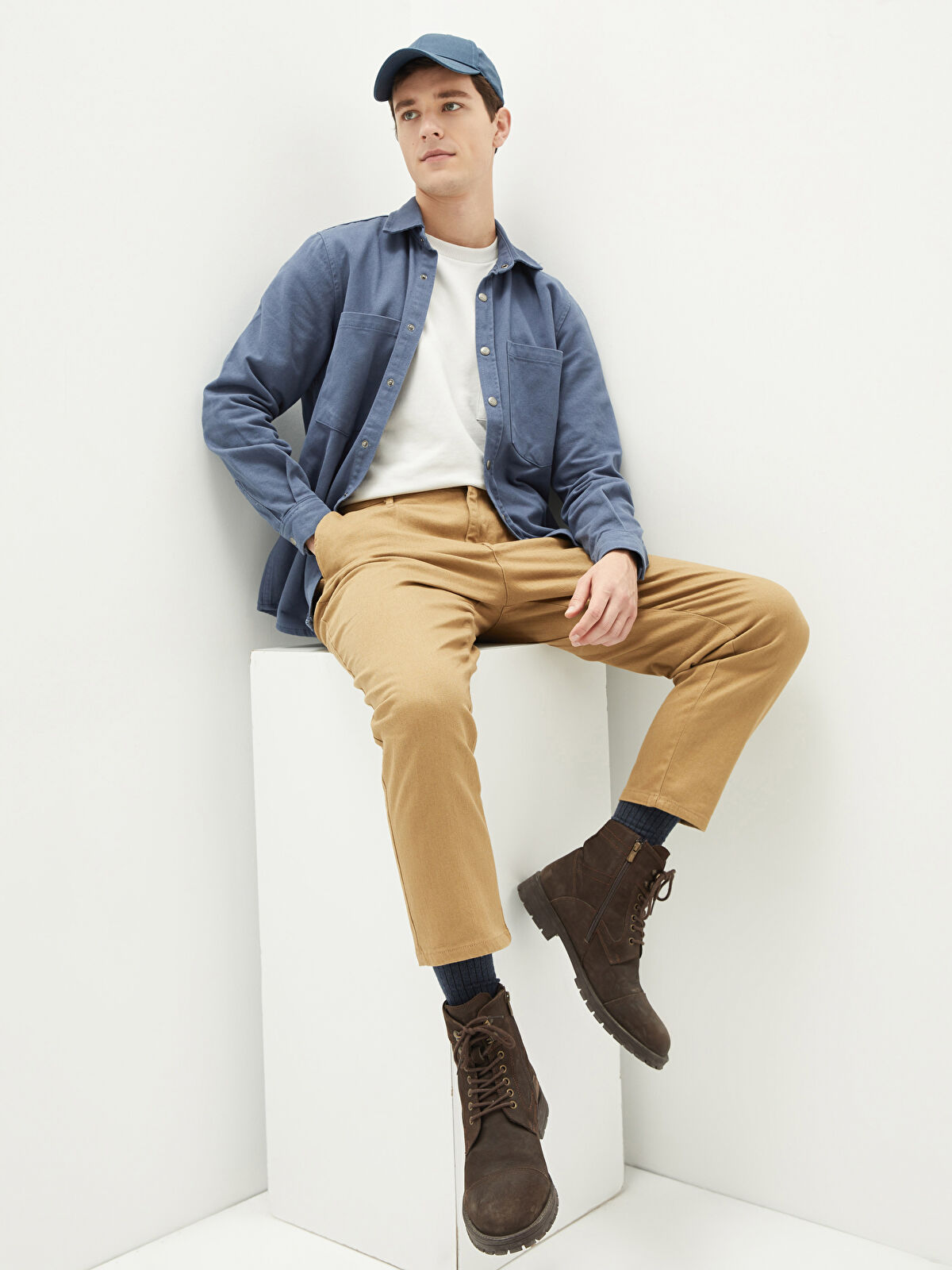 LCW CASUAL Regular Fit Gabardin Erkek Pantolon