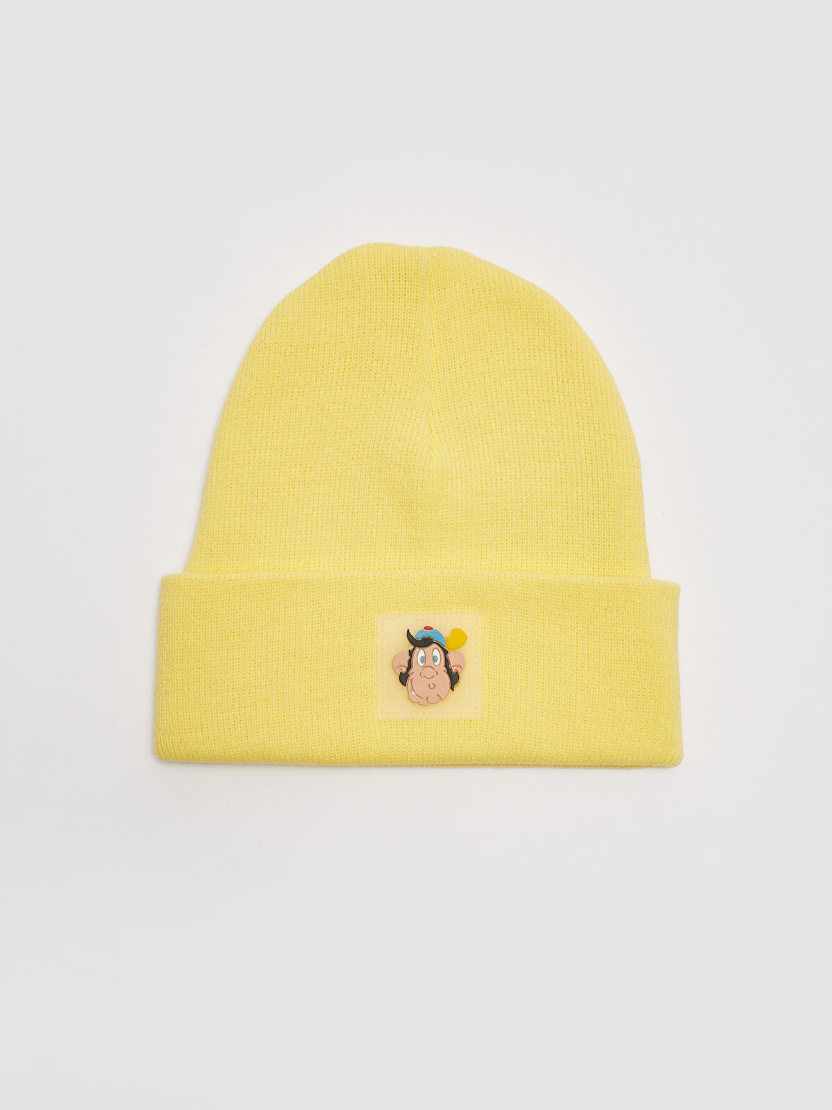 Nostaljik Maymun Baskılı Erkek Çocuk Triko Bere