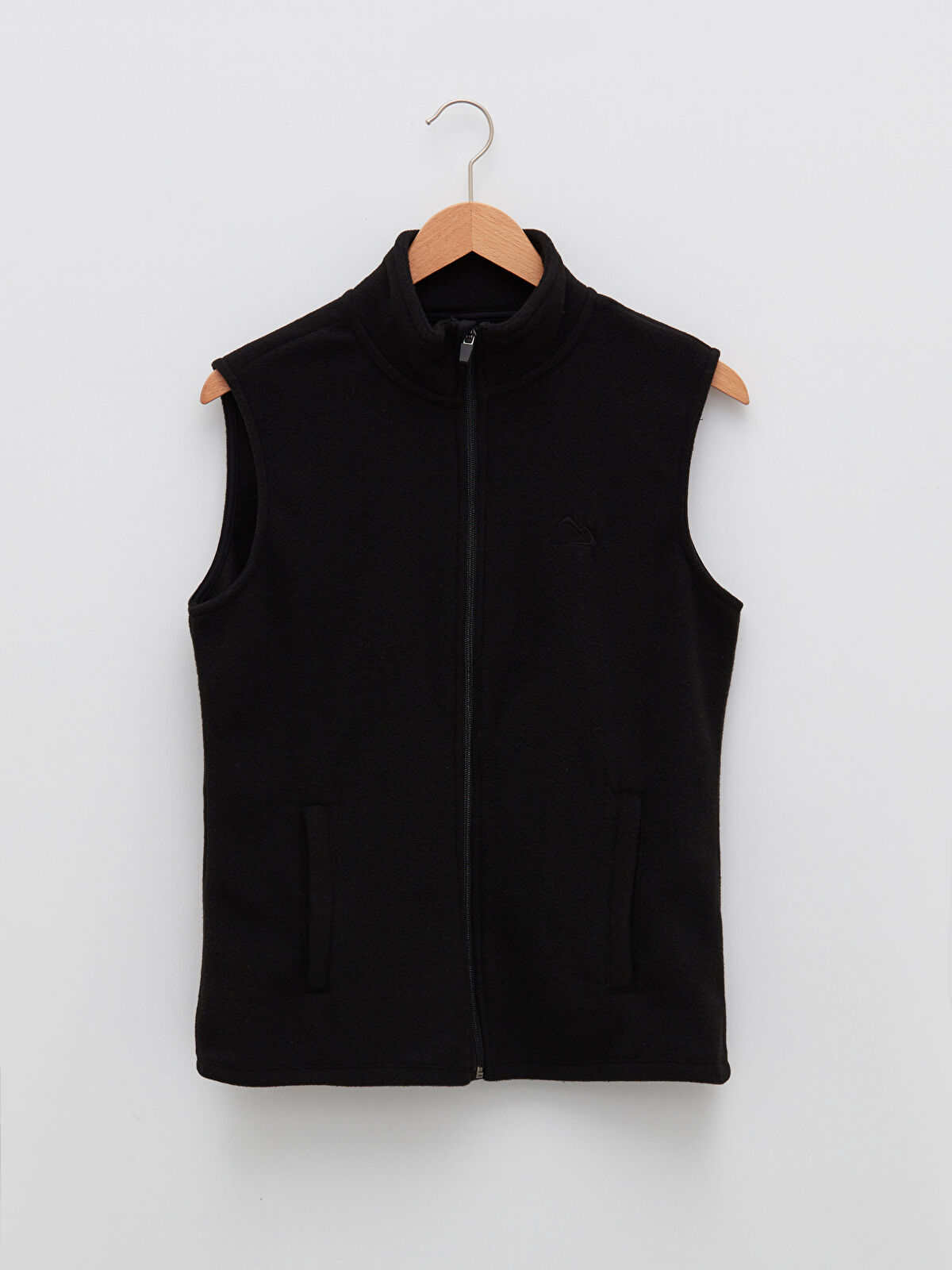 Dik Yaka Düz Cep Detaylı Kadın Outdoor Yelek