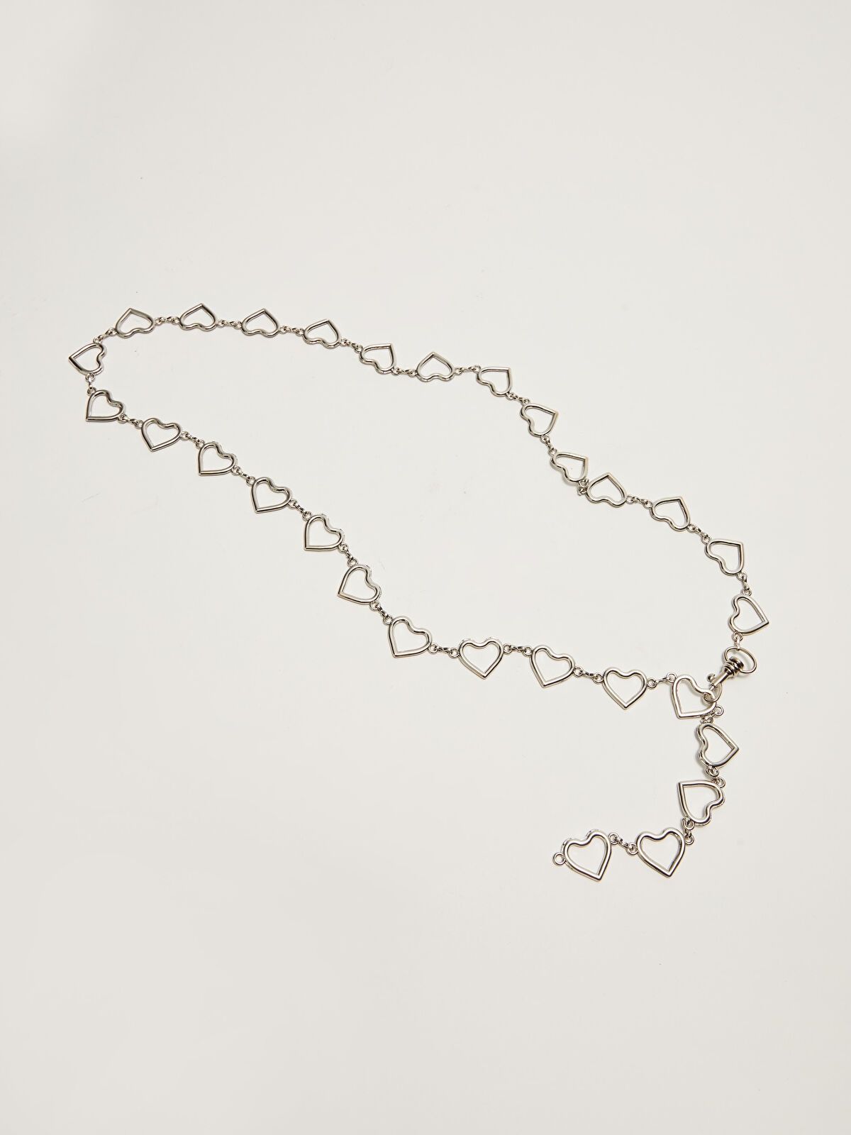 Kız Çocuk Kalpli Zincir Kemer