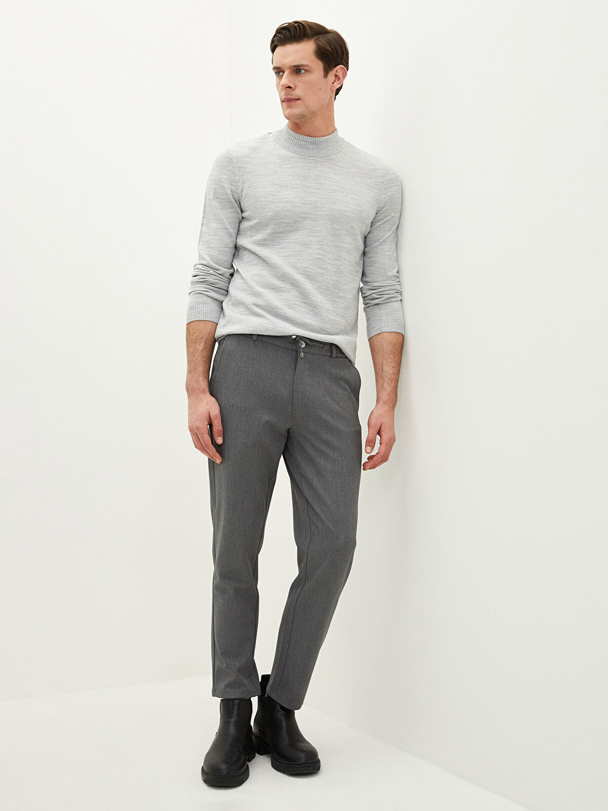 LCW VISION Slim Fit Dokulu Erkek Pantolon