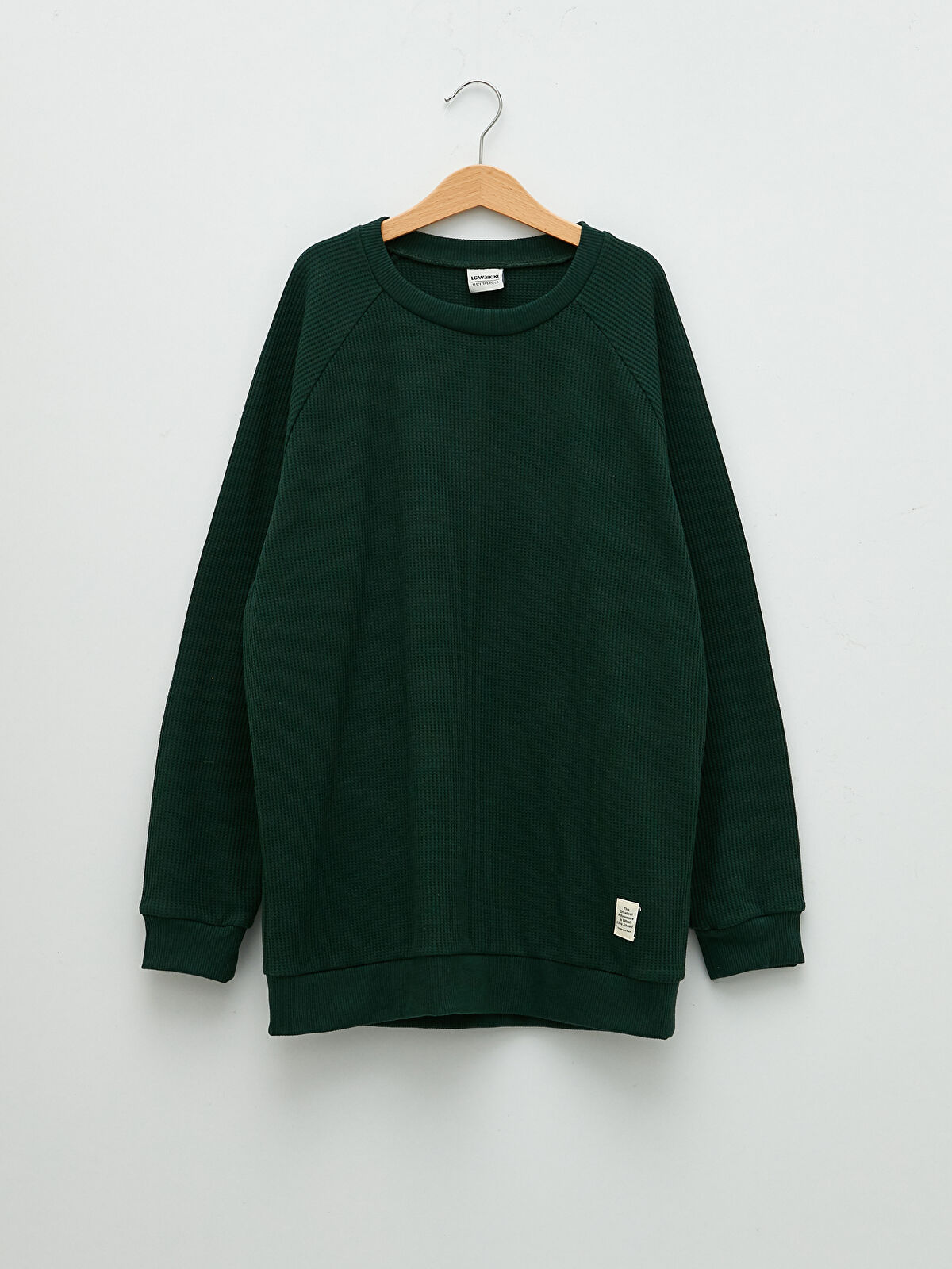 Bisiklet Yaka Basic Uzun Kollu Erkek Çocuk Sweatshirt