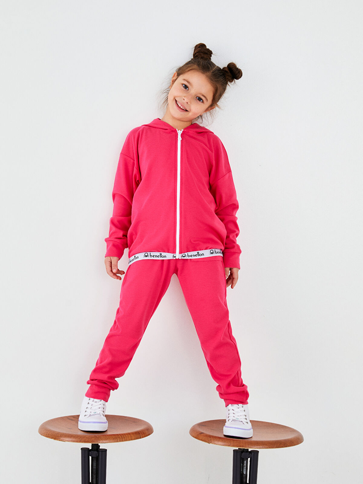 Benetton Beli Lastikli Basic Kız Çocuk Eşofman Altı Benetton Beli Lastikli Basic Kız Çocuk Eşofman Altı