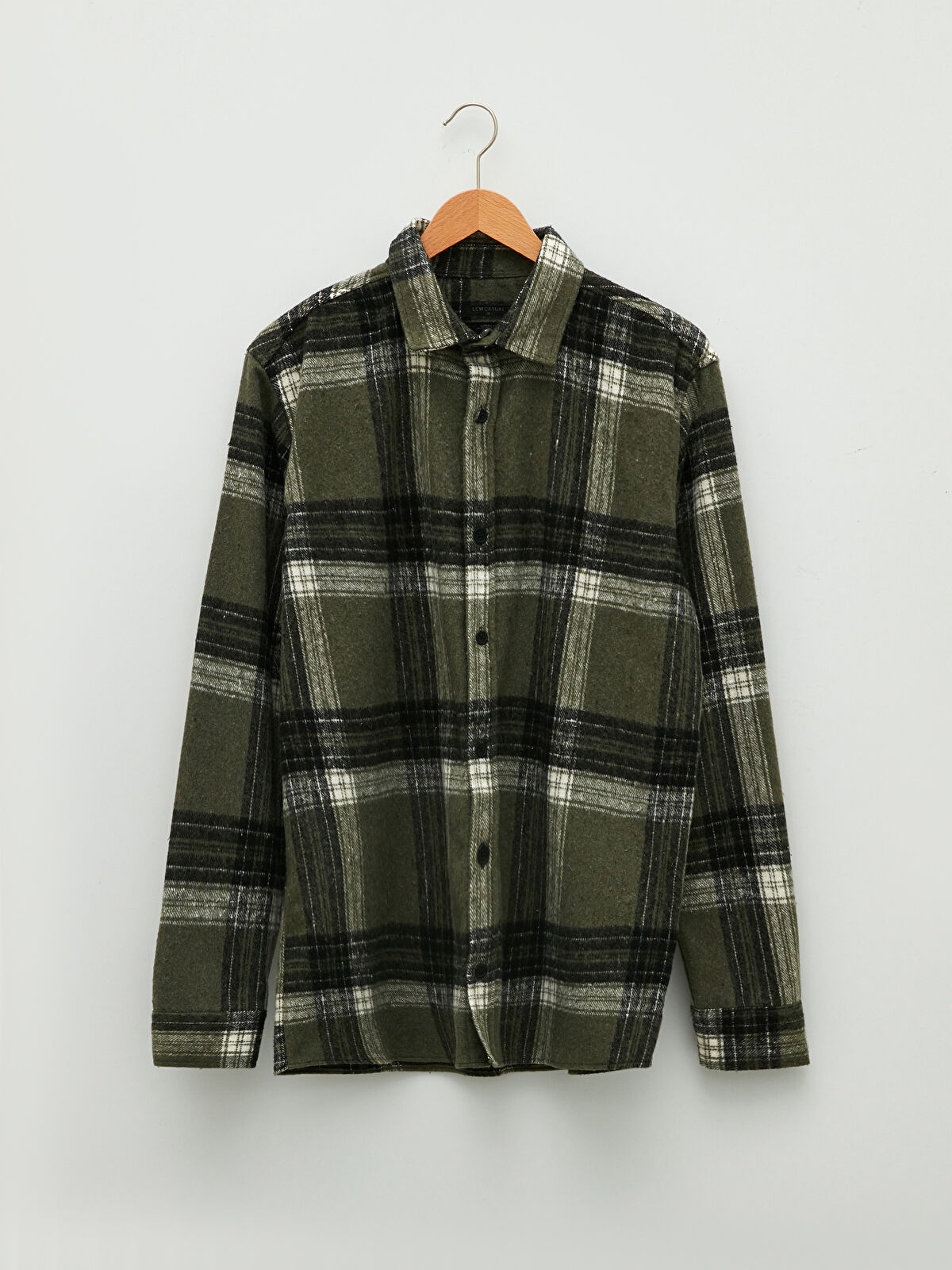 LCW CASUAL Standart Fit Uzun Kollu Ekose Erkek Gömlek