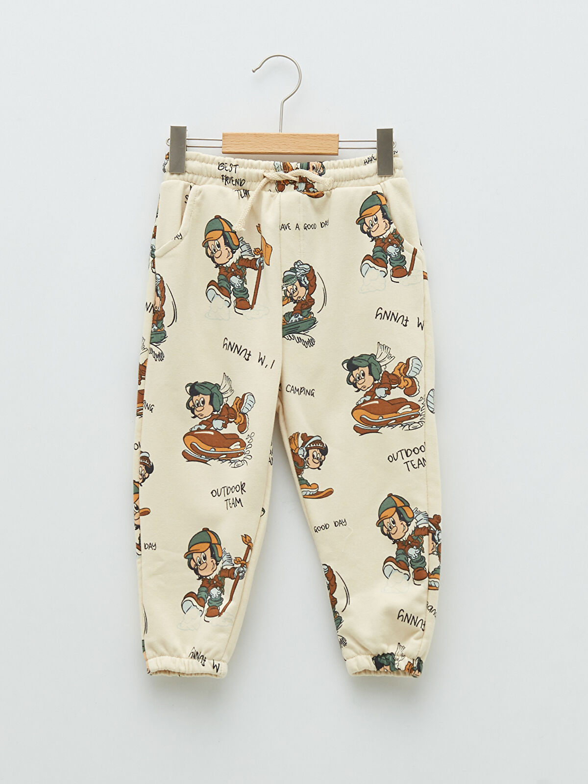 Beli Lastikli Nostaljik Maymun Baskılı Erkek Bebek Eşofman Alt Beli Lastikli Nostaljik Maymun Baskılı Erkek Bebek Eşofman Alt