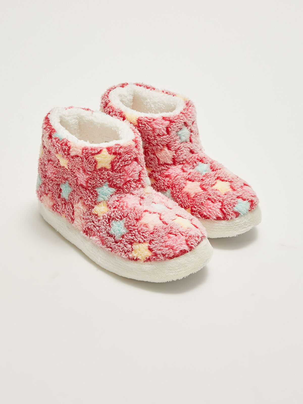 Yıldız Desenli Pelüş Kız Çocuk Ev Botu Yıldız Desenli Pelüş Kız Çocuk Ev Botu