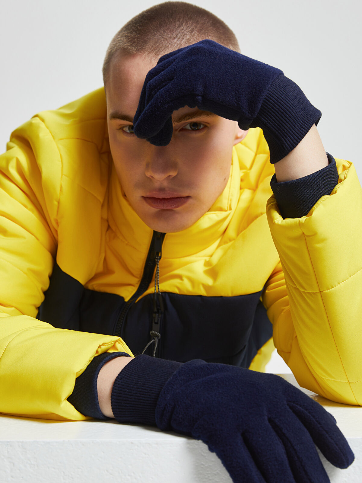 Düz Erkek Polar Eldiven