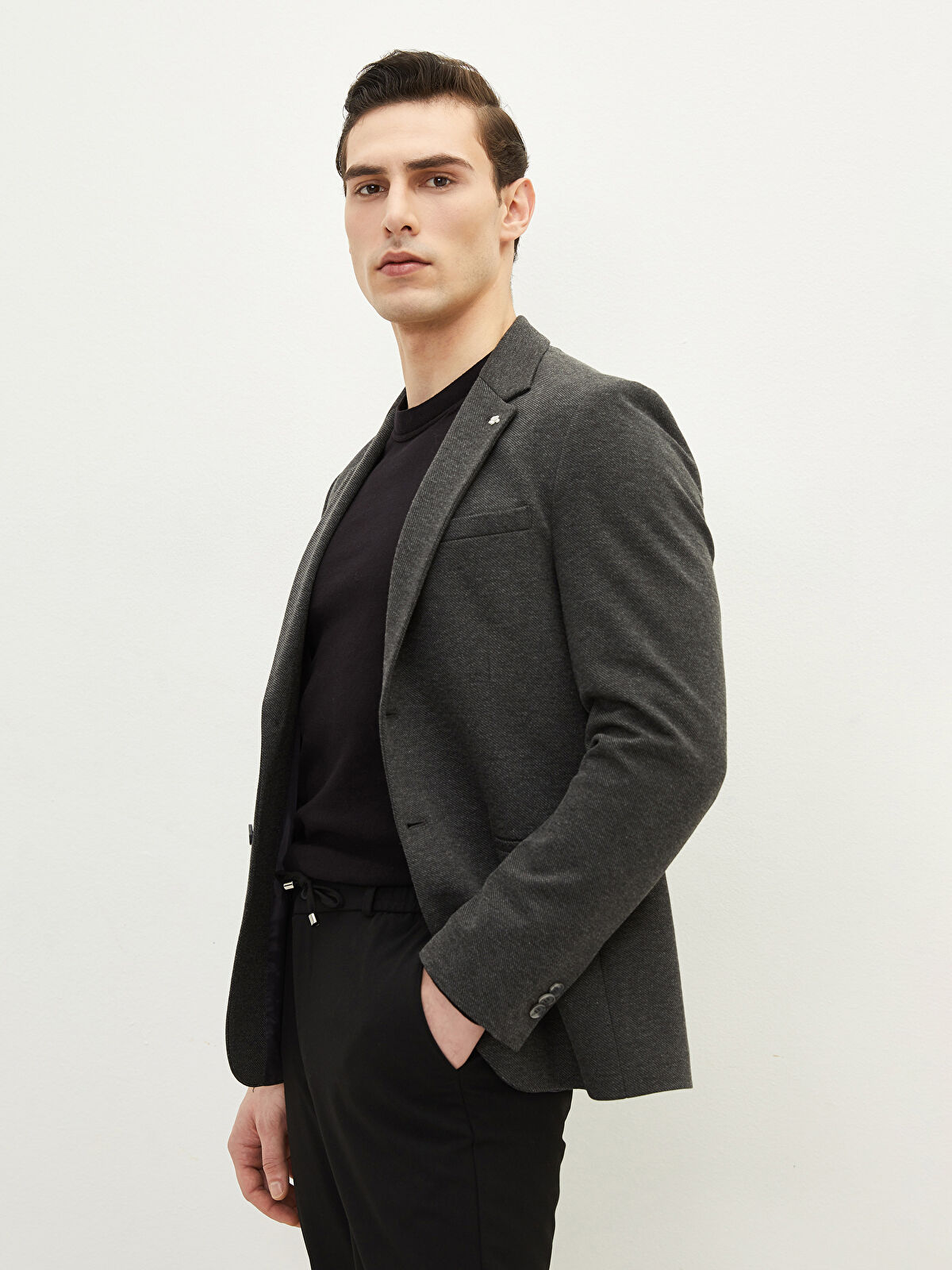 LCW VISION Dar Kalıp Erkek Blazer Ceket
