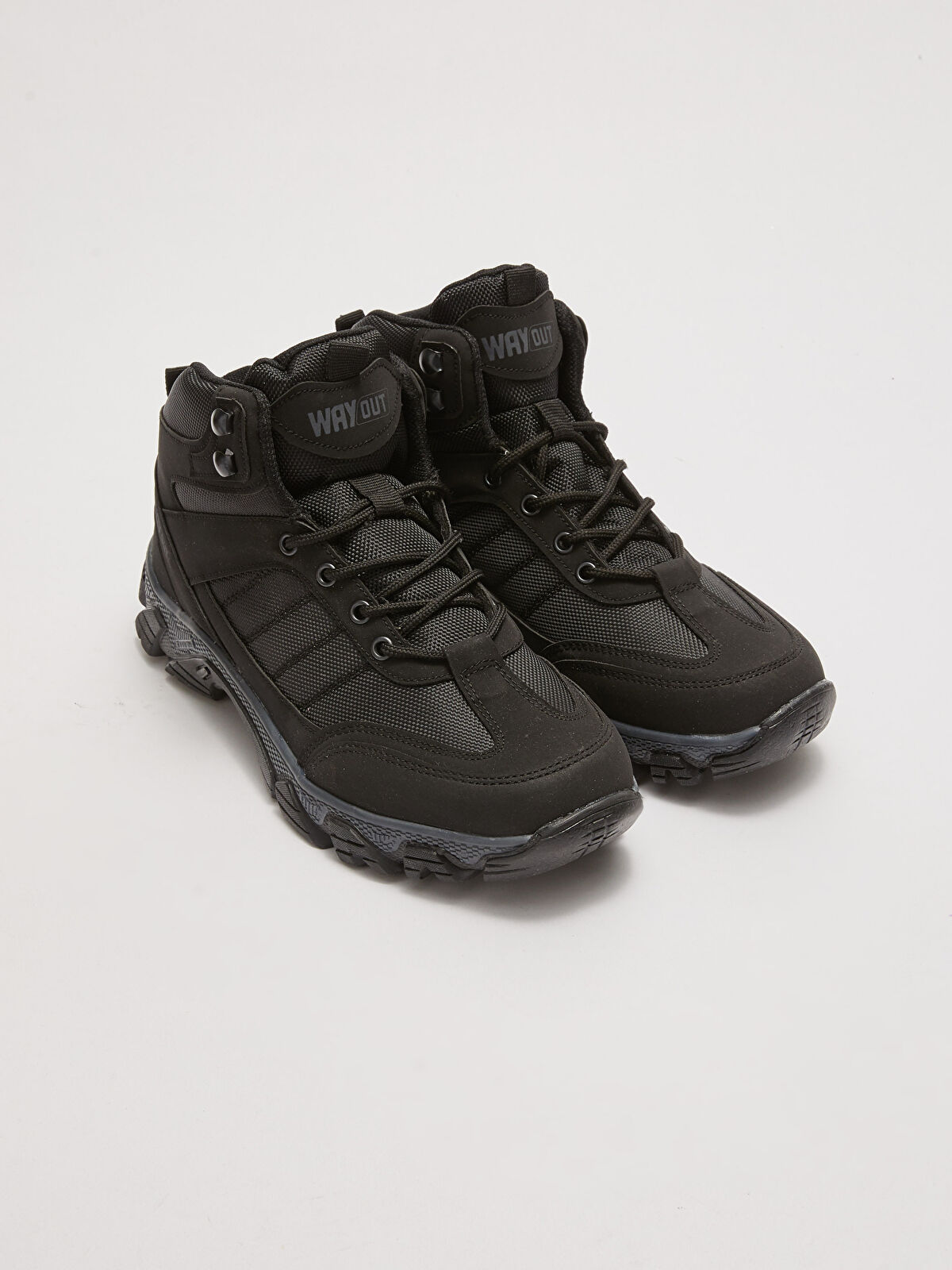 Bağcıklı Kalın Taban Erkek Trekking Bot