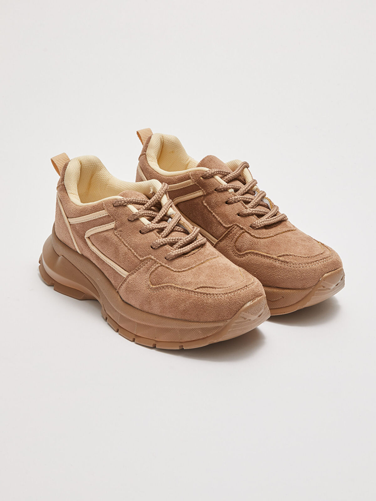 Marjin Bağcıklı Kalın Tabanlı Kadın Spor Ayakkabı