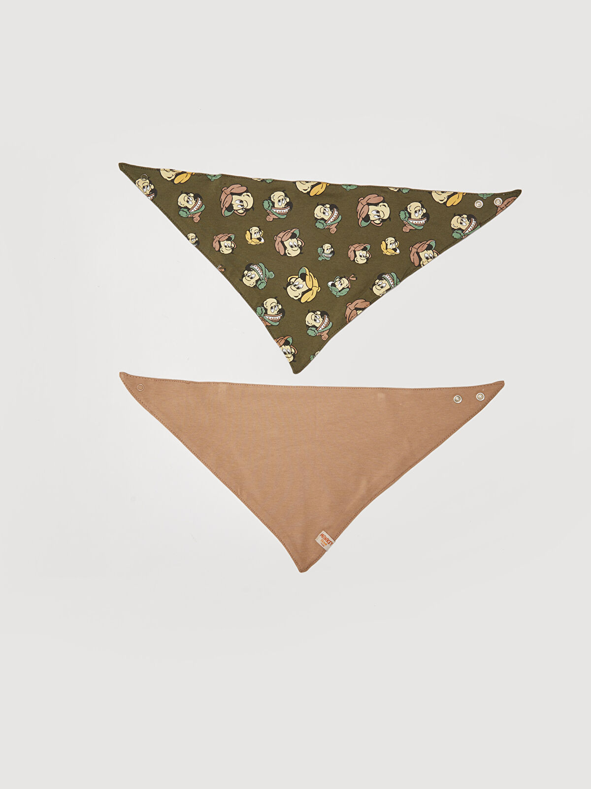 Pamuklu Nostaljik Maymun Baskılı Erkek Bebek Mama Önlüğü 2'li Pamuklu Nostaljik Maymun Baskılı Erkek Bebek Mama Önlüğü 2'li