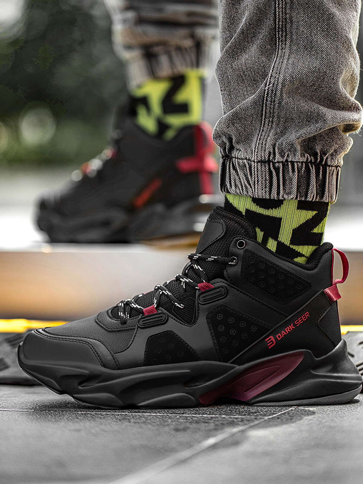 Dark Seer Bağcıklı Bilek Boy Erkek Spor Ayakkabı