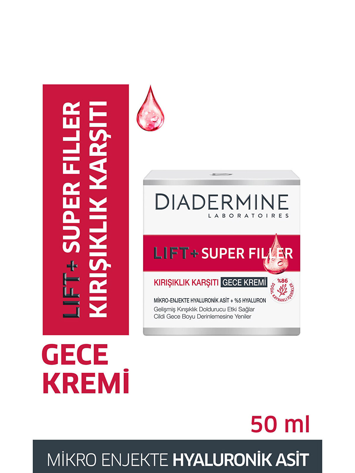 Diadermine Lift+Superfiller Gece Kremi 50 Ml Diadermine Lift+Superfiller Gece Kremi 50 Ml