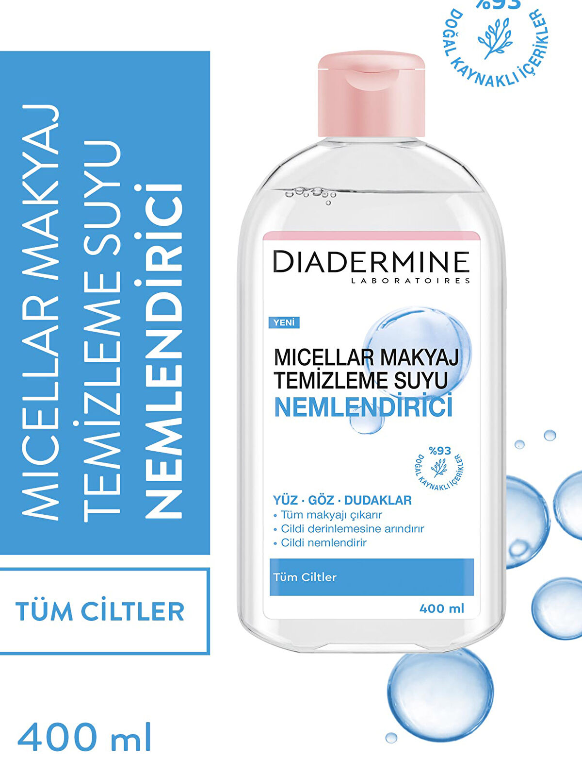 Diadermine Nemlendirici Micellar Kusursuz Makyaj Temizleme Suyu 400 Ml Diadermine Nemlendirici Micellar Kusursuz Makyaj Temizleme Suyu 400 Ml