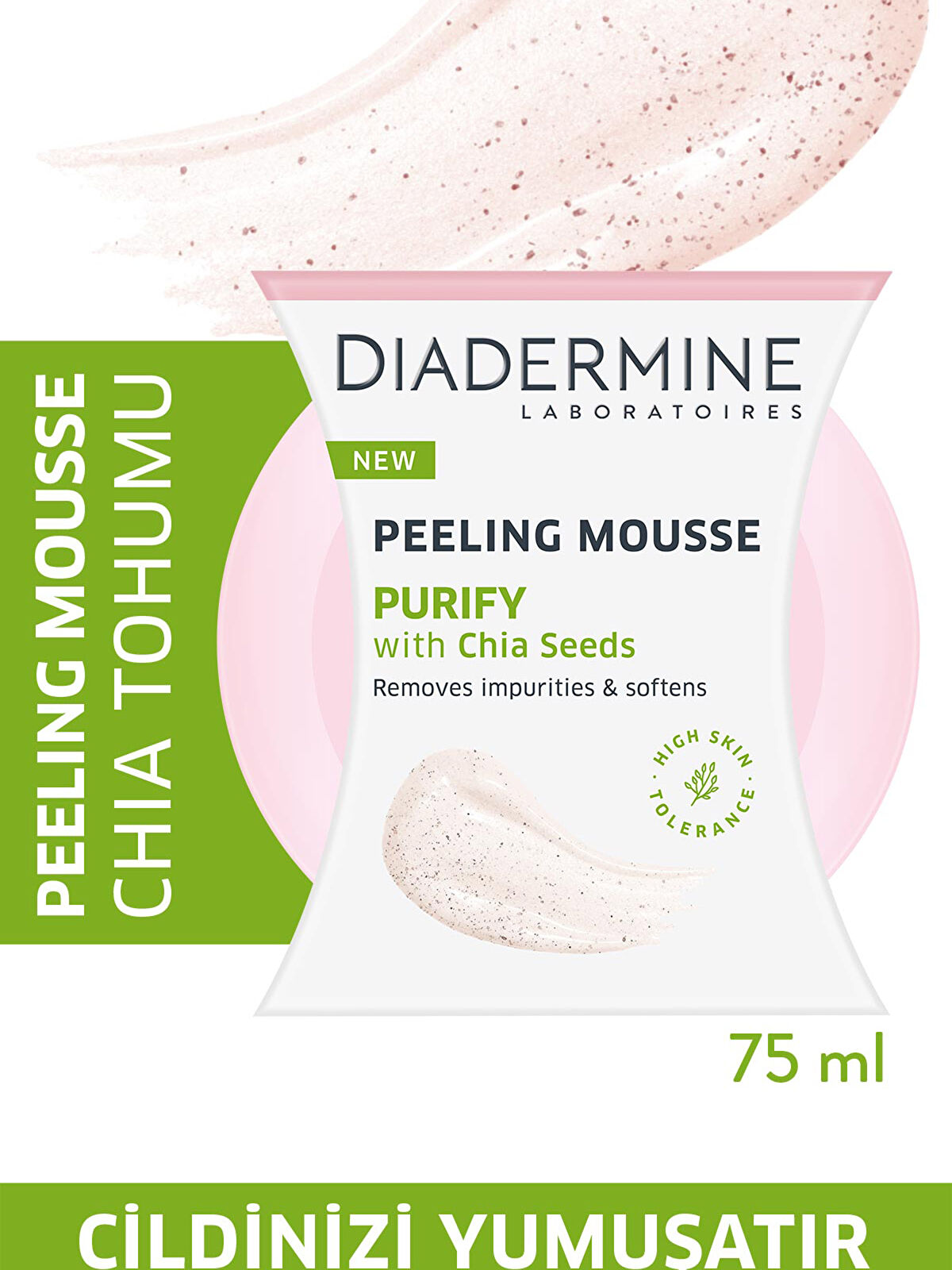 Diadermine Peeling Mousse-Purify With Chia Seeds Diadermine Peeling Mousse-Purify With Chia Seeds
