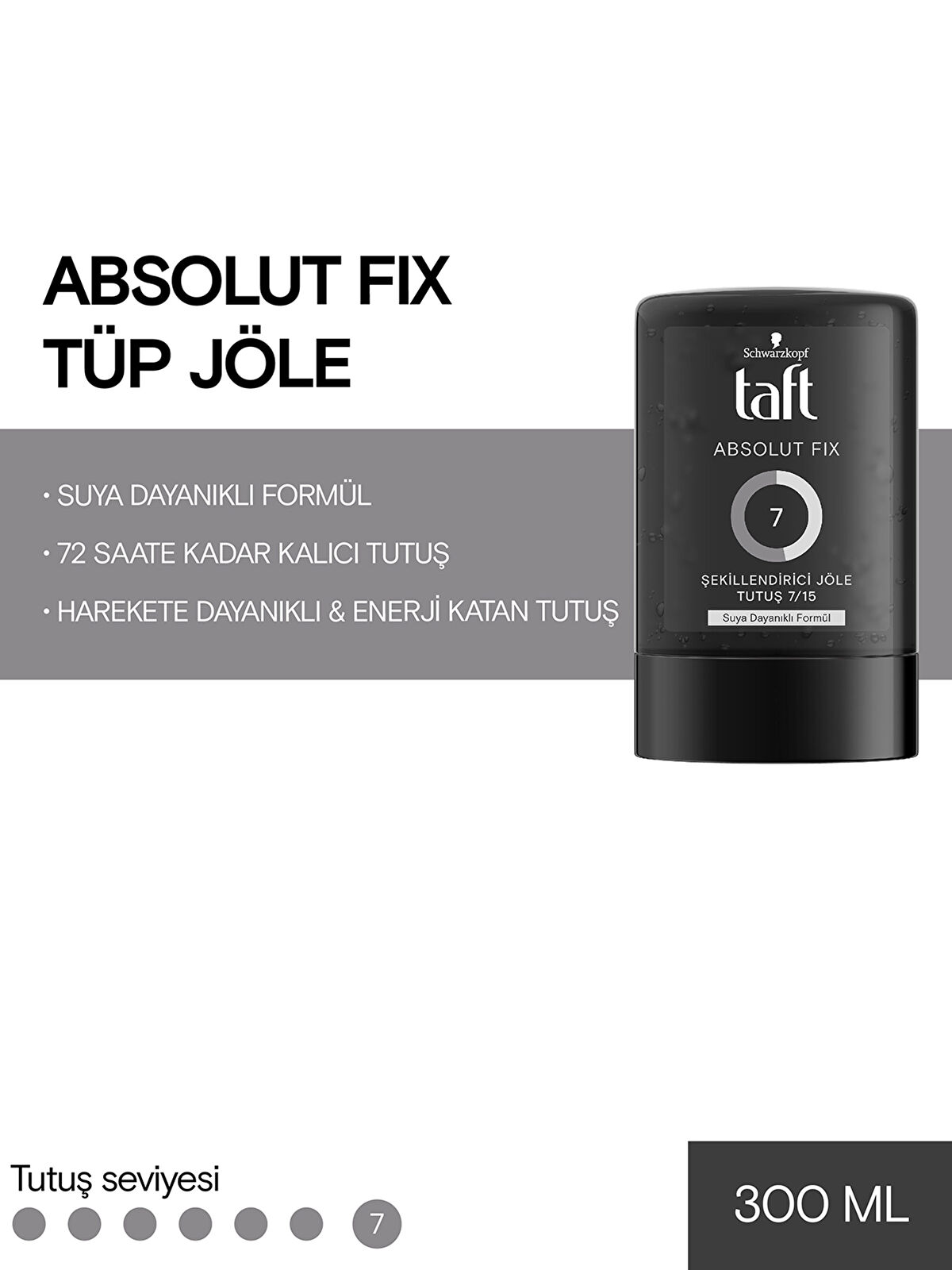 Taft Power Absolu'Fix Jöle 300 Ml Taft Power Absolu'Fix Jöle 300 Ml
