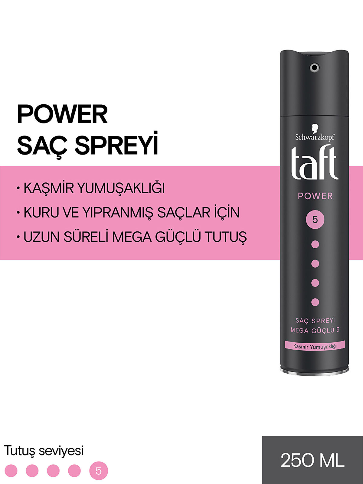 Taft Power Kaşmir ( Mega Güçlü ) Sprey 250 Ml Taft Power Kaşmir ( Mega Güçlü ) Sprey 250 Ml