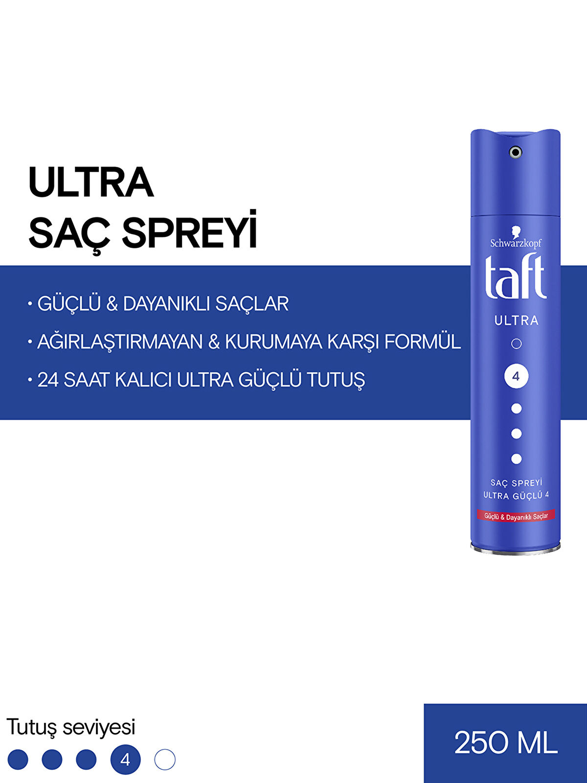 Taft Ultra Güçlü Sprey 250 Ml