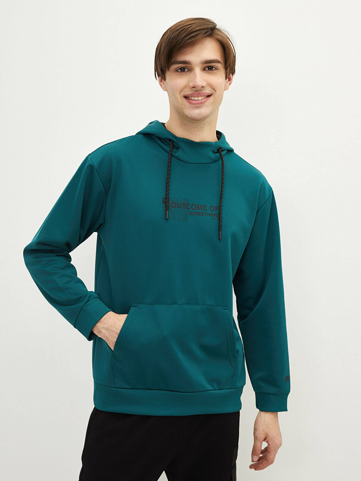 LCW CASUAL Oversize Kapüşonlu Uzun Kollu Baskılı Erkek Sweatshirt LCW CASUAL Oversize Kapüşonlu Uzun Kollu Baskılı Erkek Sweatshirt