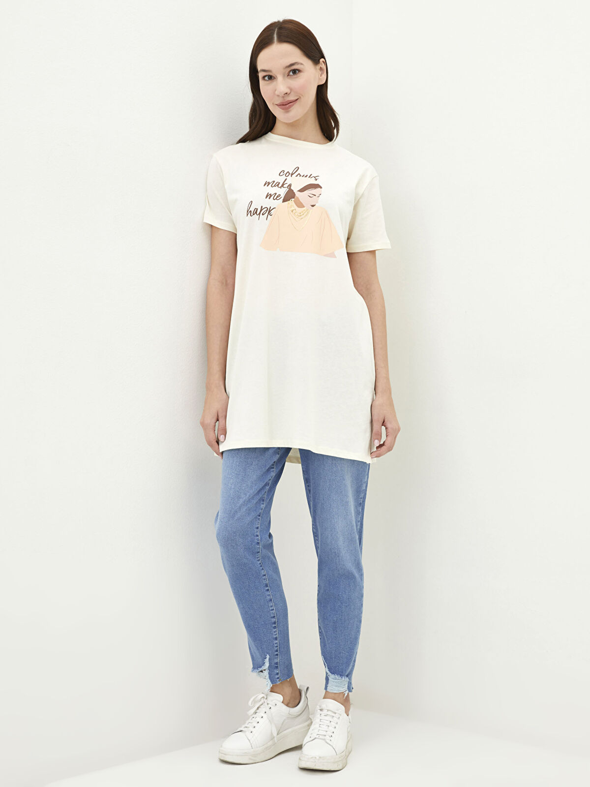 MODEST Standart Fit Cep Detaylı Kadın Rodeo Jean Pantolon