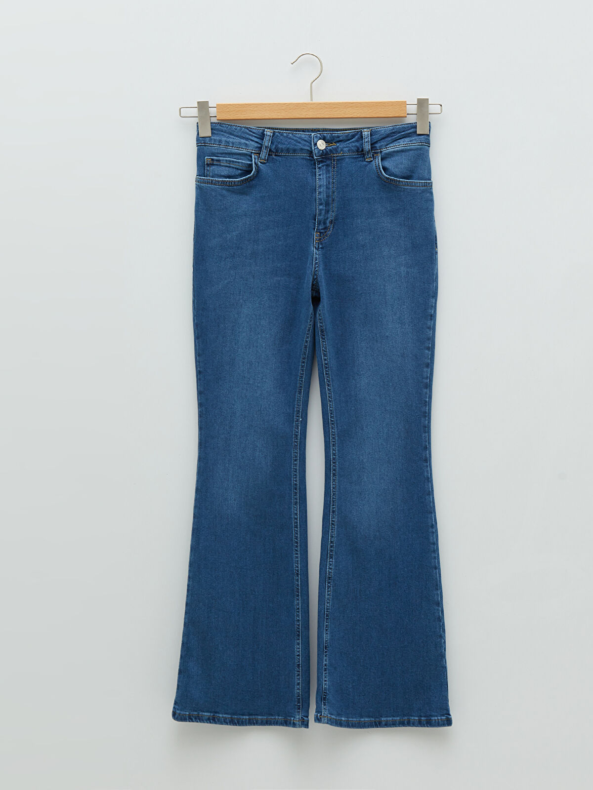 MODEST Slim Fit Cep Detaylı Kadın Rodeo Jean Pantolon