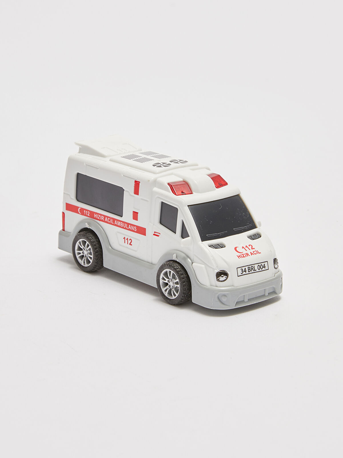 Kırılmaz Sürtmeli Minik Ambulans Oyuncak Kırılmaz Sürtmeli Minik Ambulans Oyuncak