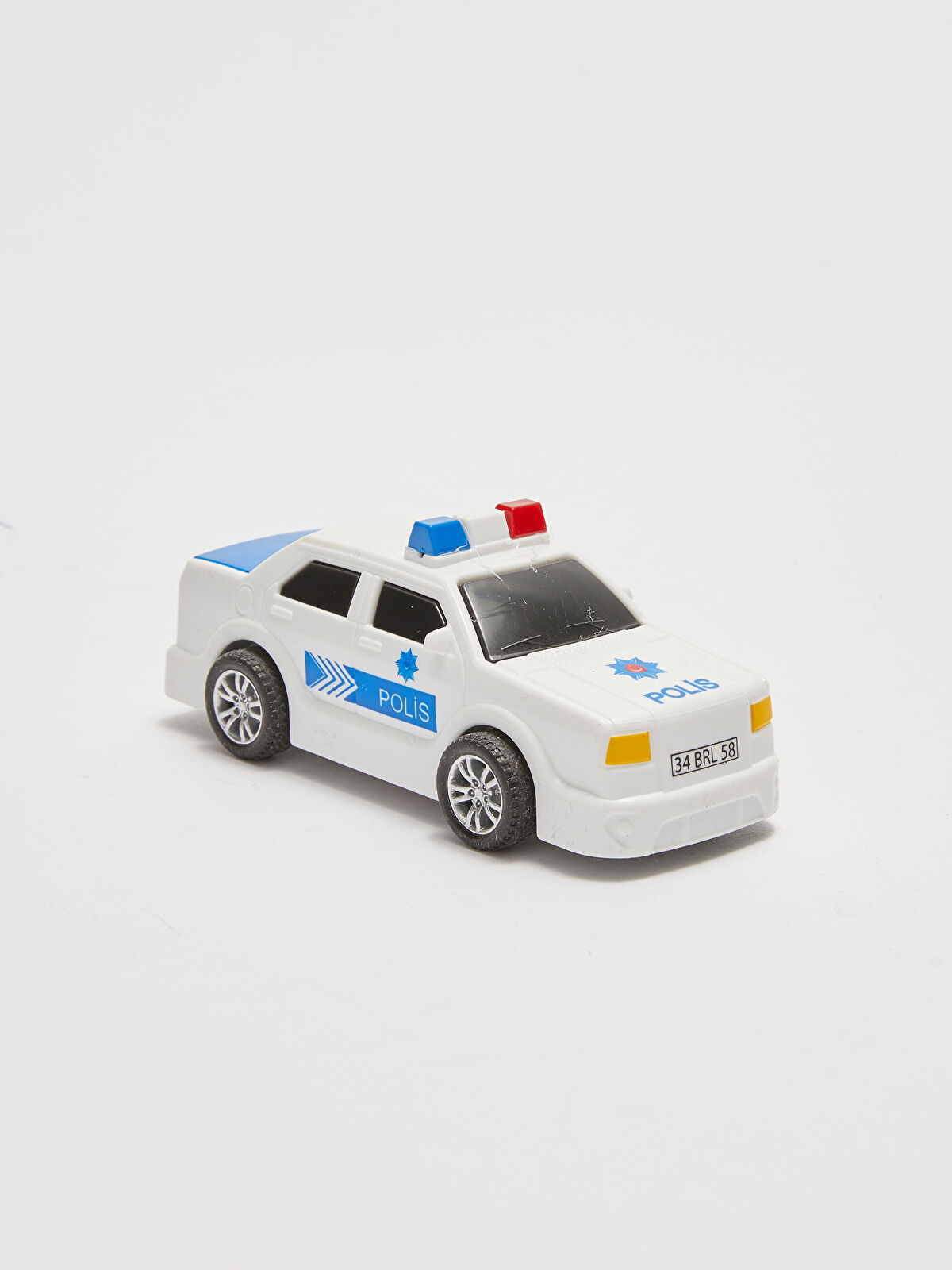 Kırılmaz Sürtmeli Minik Polis Arabası Oyuncak