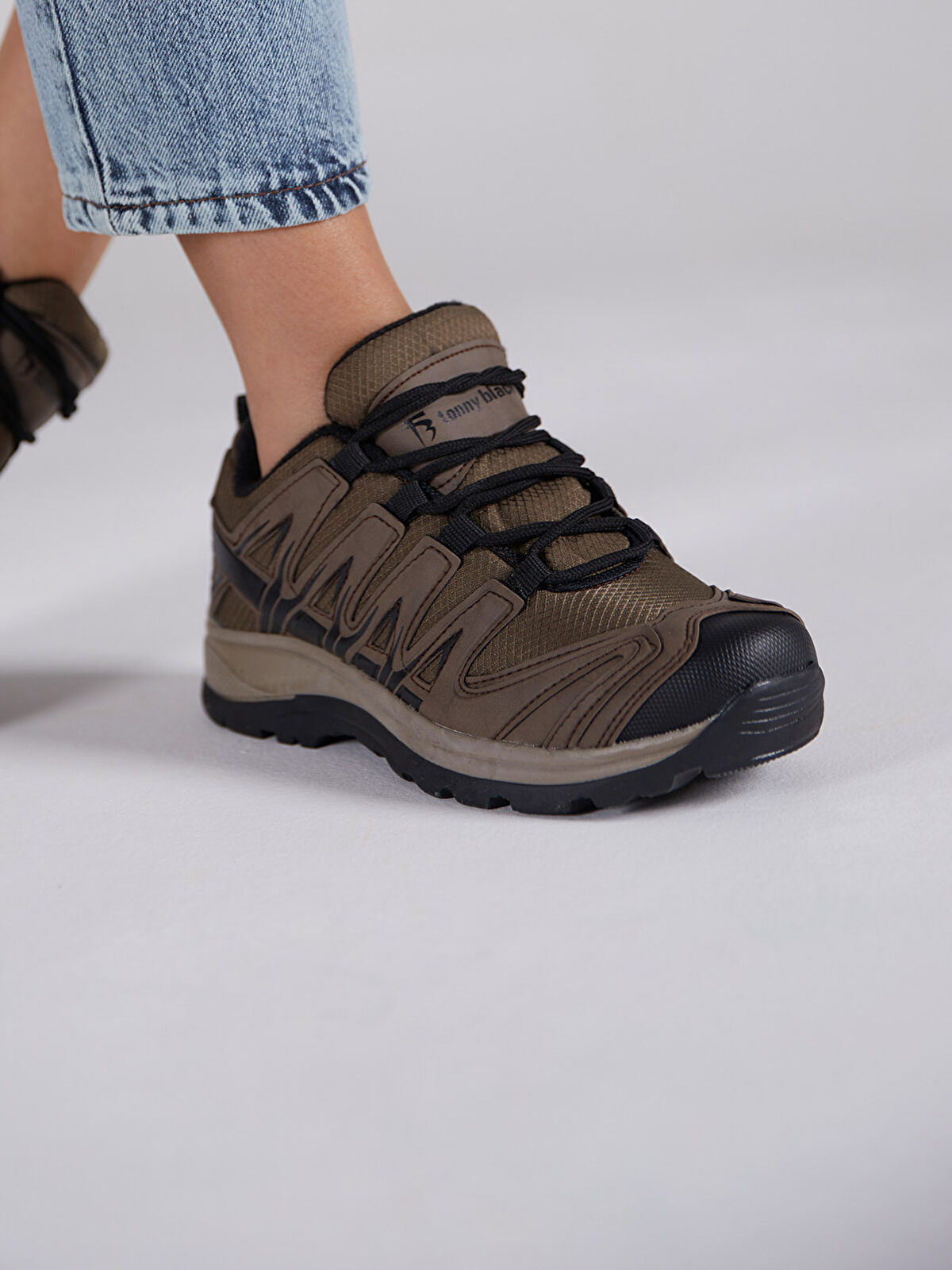 TONNY BLACK Bağcıklı Kalın Taban Kadın Bot