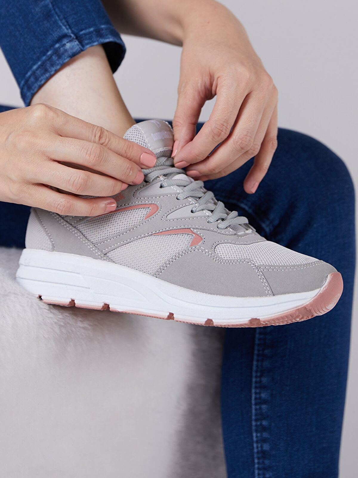 Tonny Black File Detaylı Bağcıklı Kadın Aktif Spor Ayakkabı