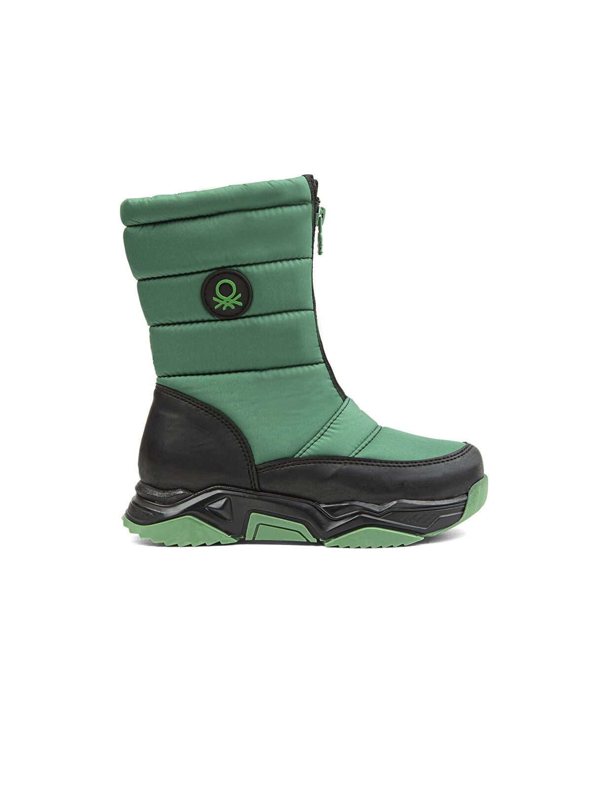 Benetton Fermuarlı Kalın Taban Kız Çocuk Bot