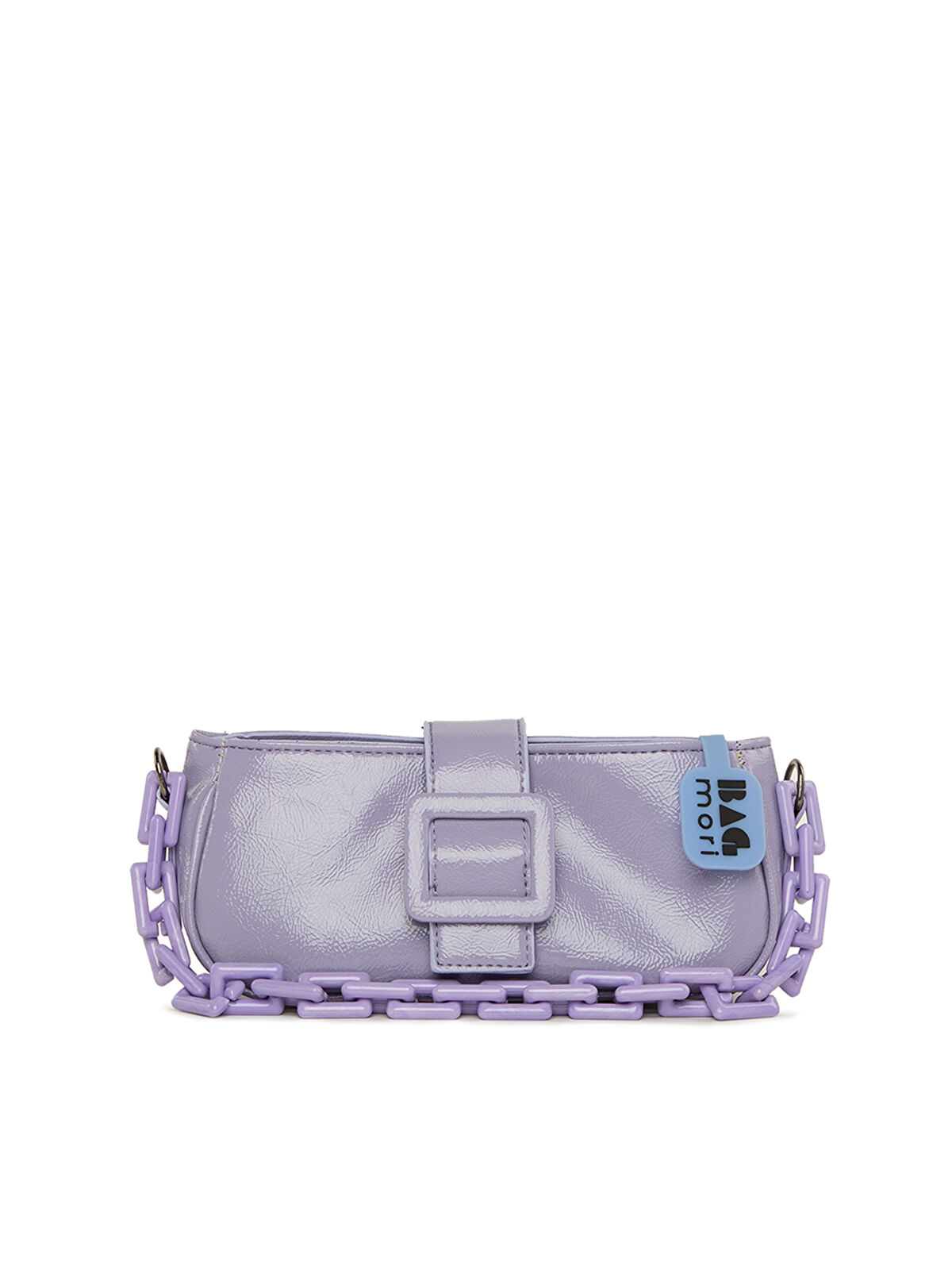 Bagmori Kemerli Zincirli Yatay Kadın Baget Çanta Bagmori Kemerli Zincirli Yatay Kadın Baget Çanta