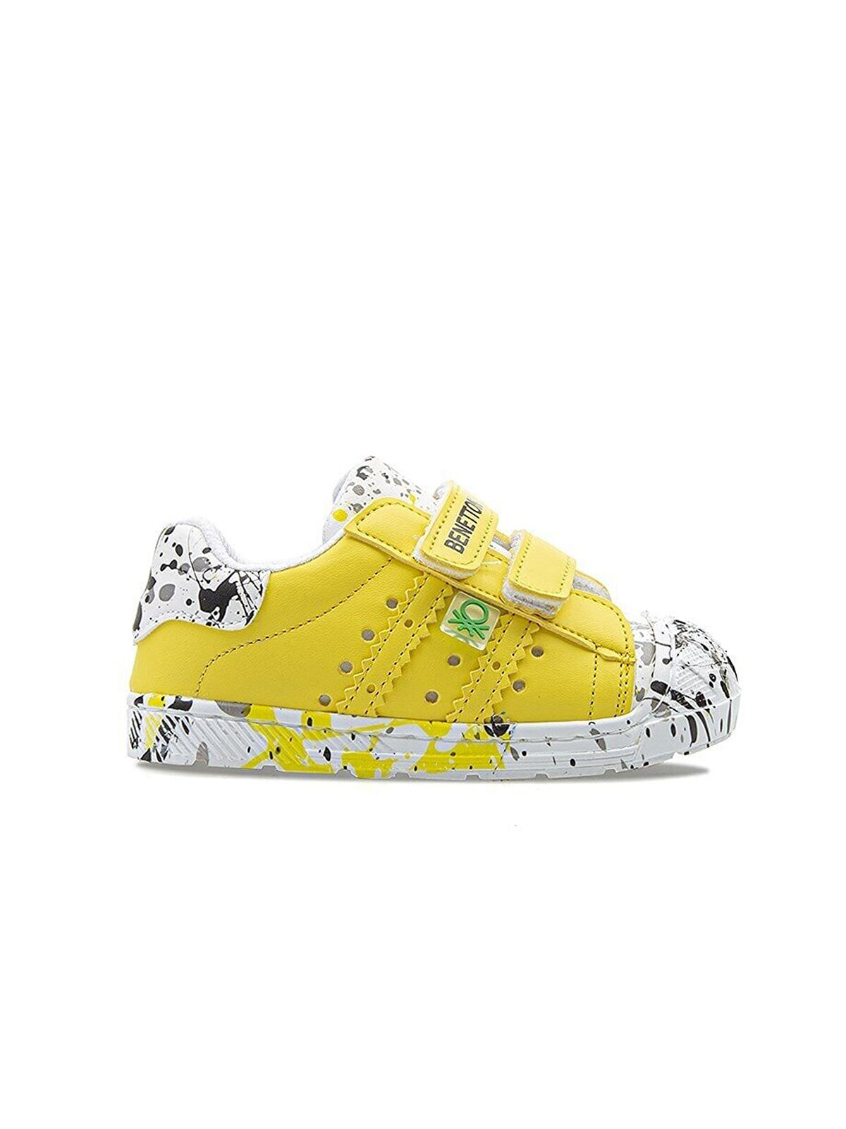 Benetton Baskılı Cırt Cırtlı Erkek Bebek Spor Ayakkabı