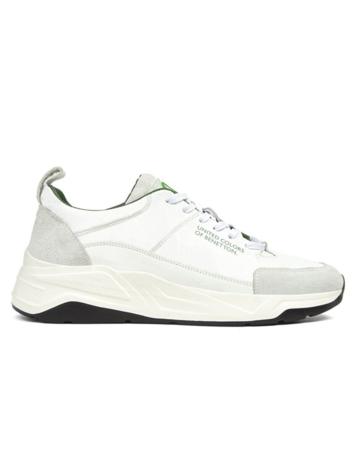 Benetton Bağcıklı Kalın Taban Erkek Spor Ayakkabı