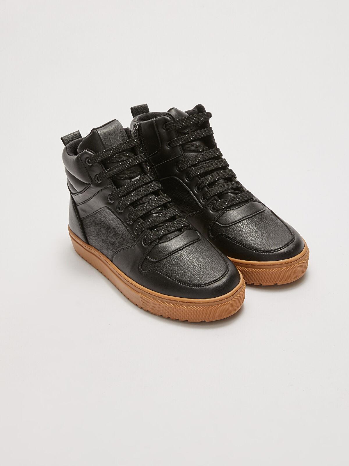 Bağcık ve Fermuarlı Erkek Spor Ayakkabı