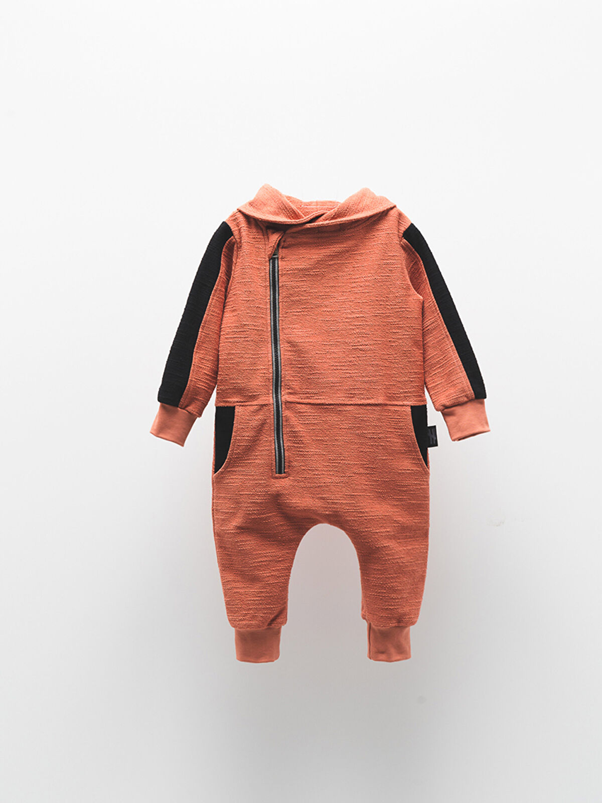 Moi Noi Uzun Kollu Pamuklu Erkek Bebek Fermuarlı Tulum