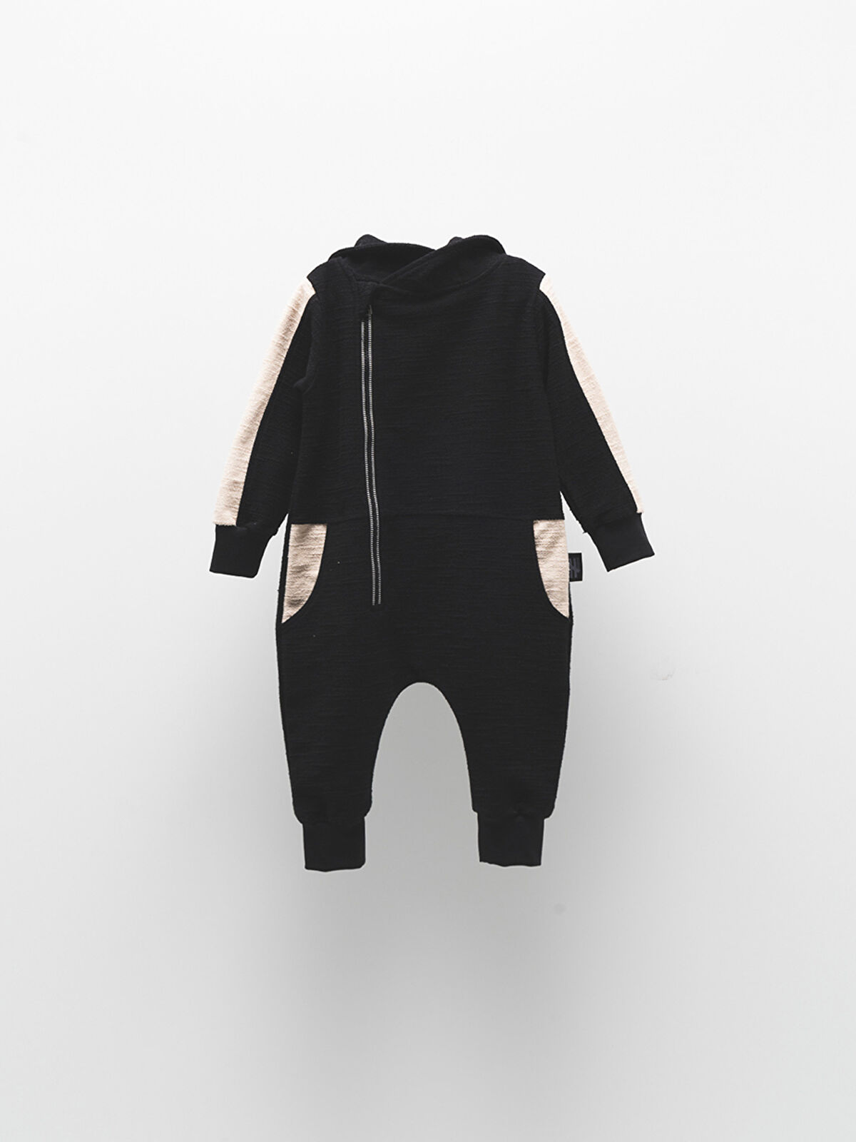 Moi Noi Uzun Kollu Pamuklu Erkek Bebek Fermuarlı Tulum