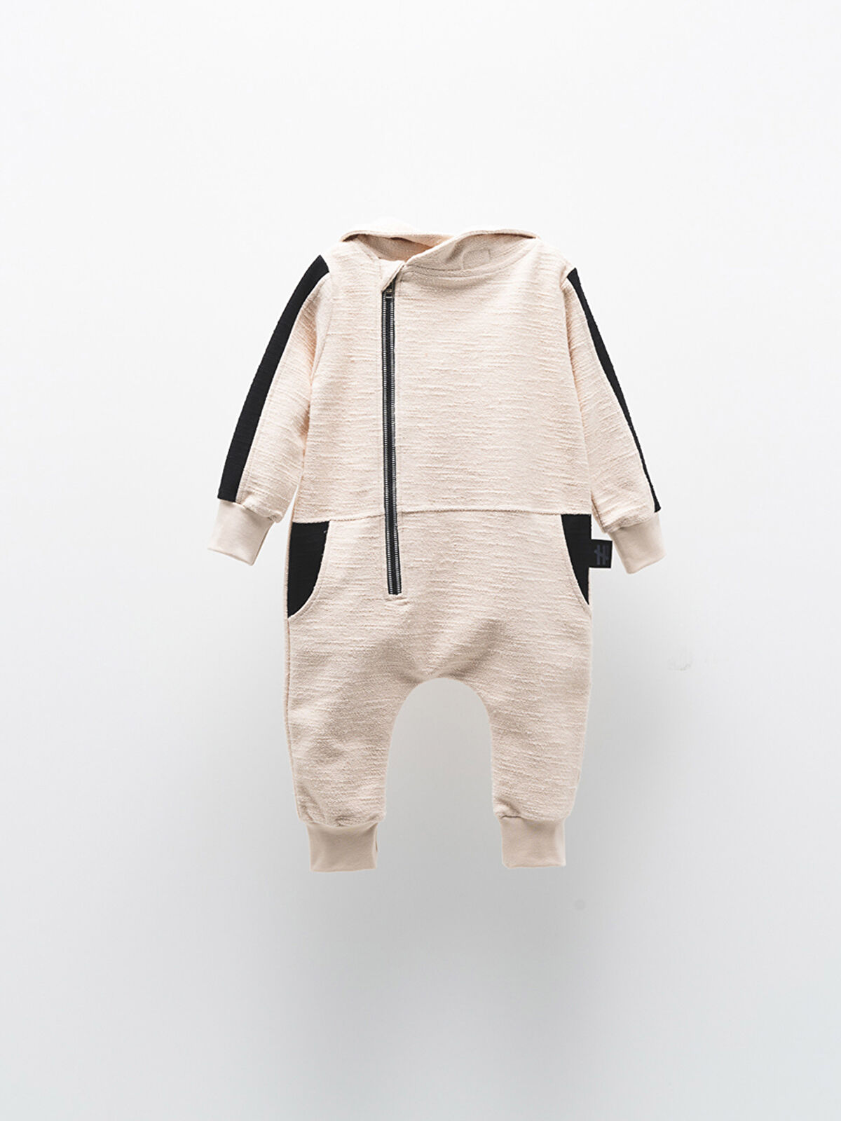 Moi Noi Uzun Kollu Pamuklu Erkek Bebek Fermuarlı Tulum