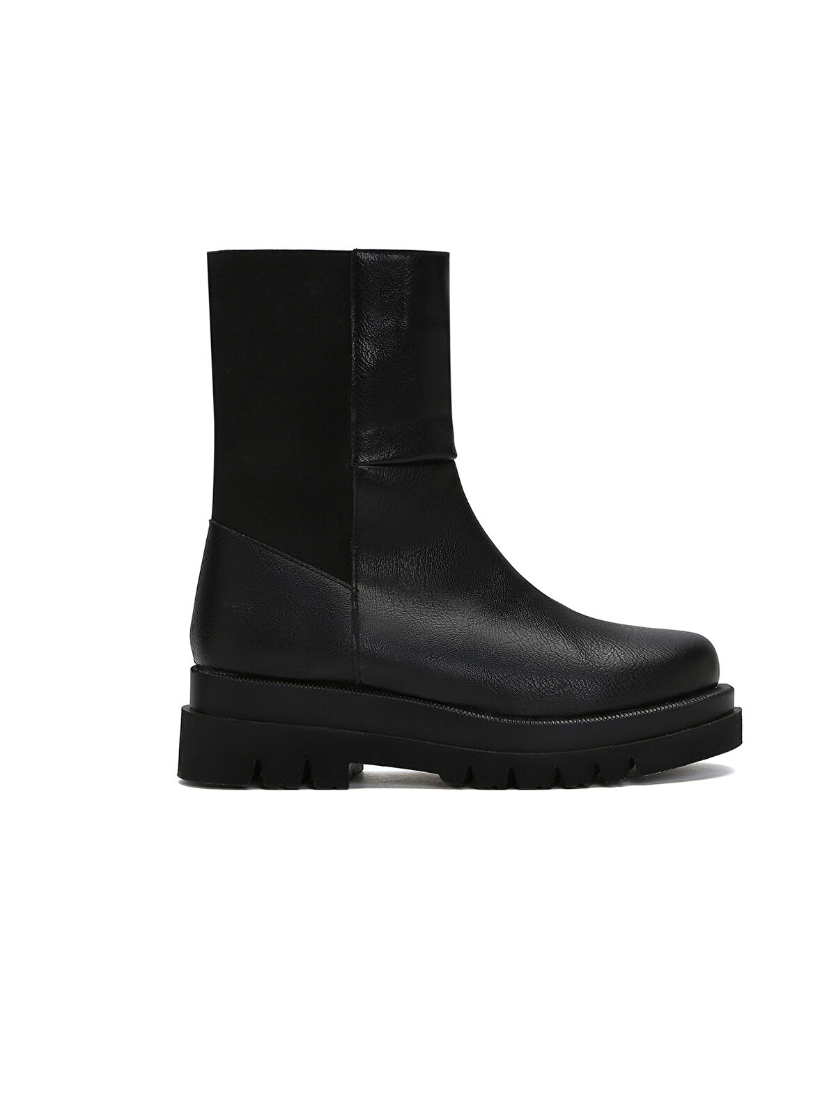 Sole Sisters Fermuarlı Kalın Tabanlı Kadın Bot