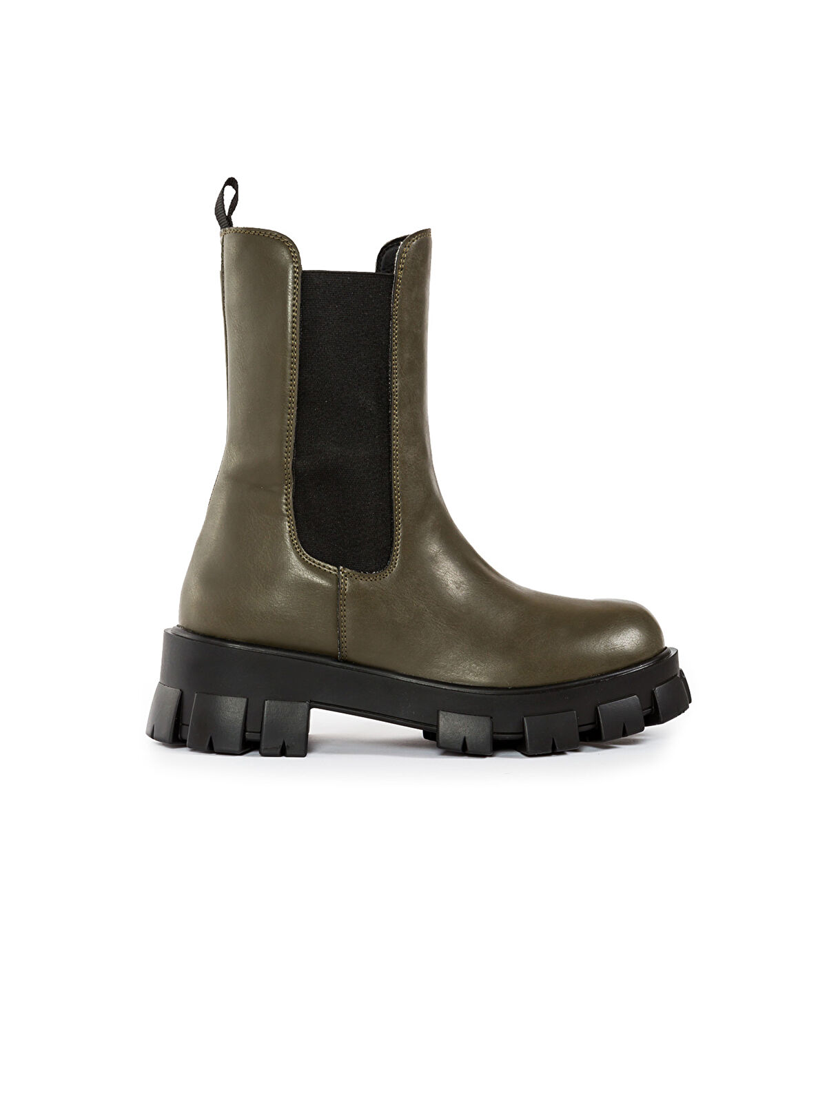 Sole Sisters Yanları Lastikli Kalın Taban Kadın Bot