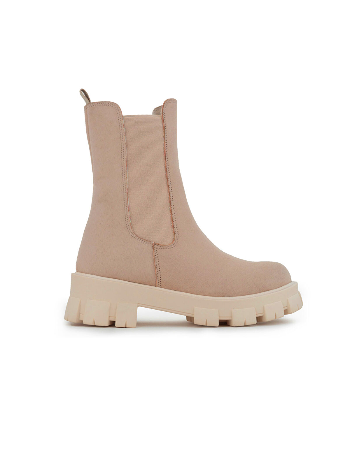 Sole Sisters Yanları Lastikli Kalın Taban Kadın Bot