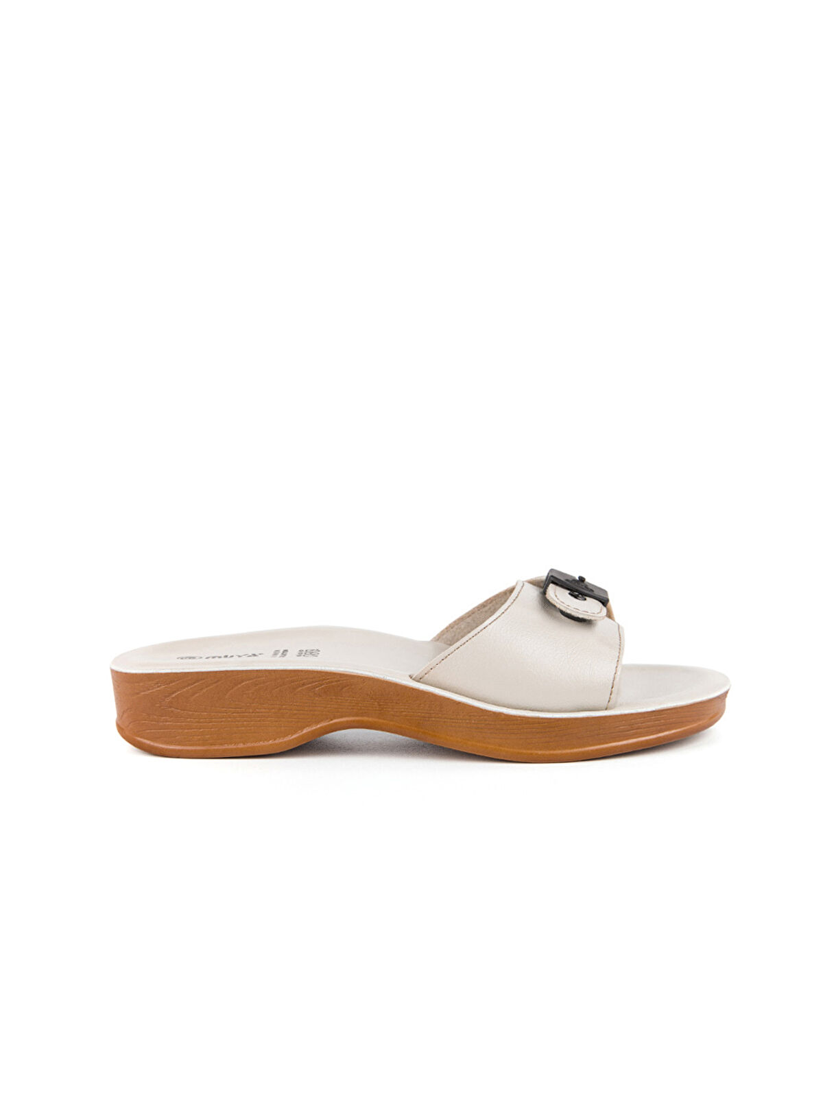 Muya Tek Bantlı Toka Detaylı Kalın Taban Terlik Muya Tek Bantlı Toka Detaylı Kalın Taban Terlik