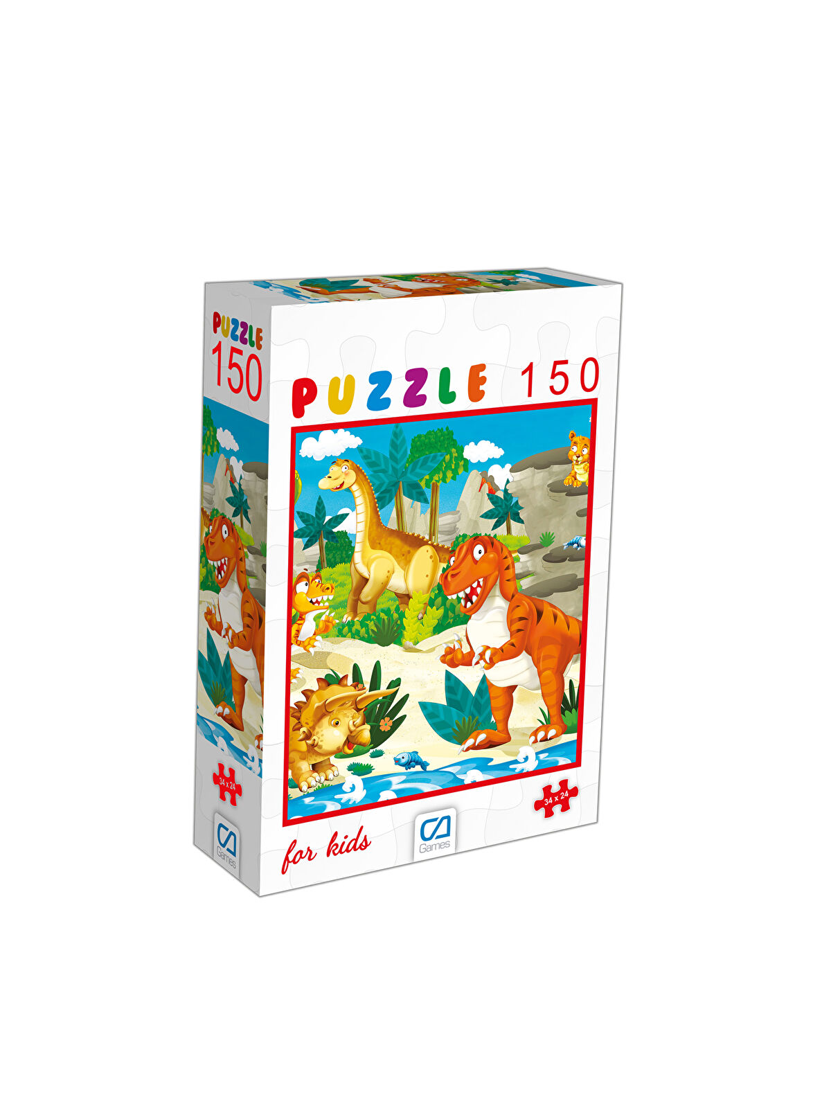 CA Games Dinozorlar Puzzle 150 Parça CA Games Dinozorlar Puzzle 150 Parça