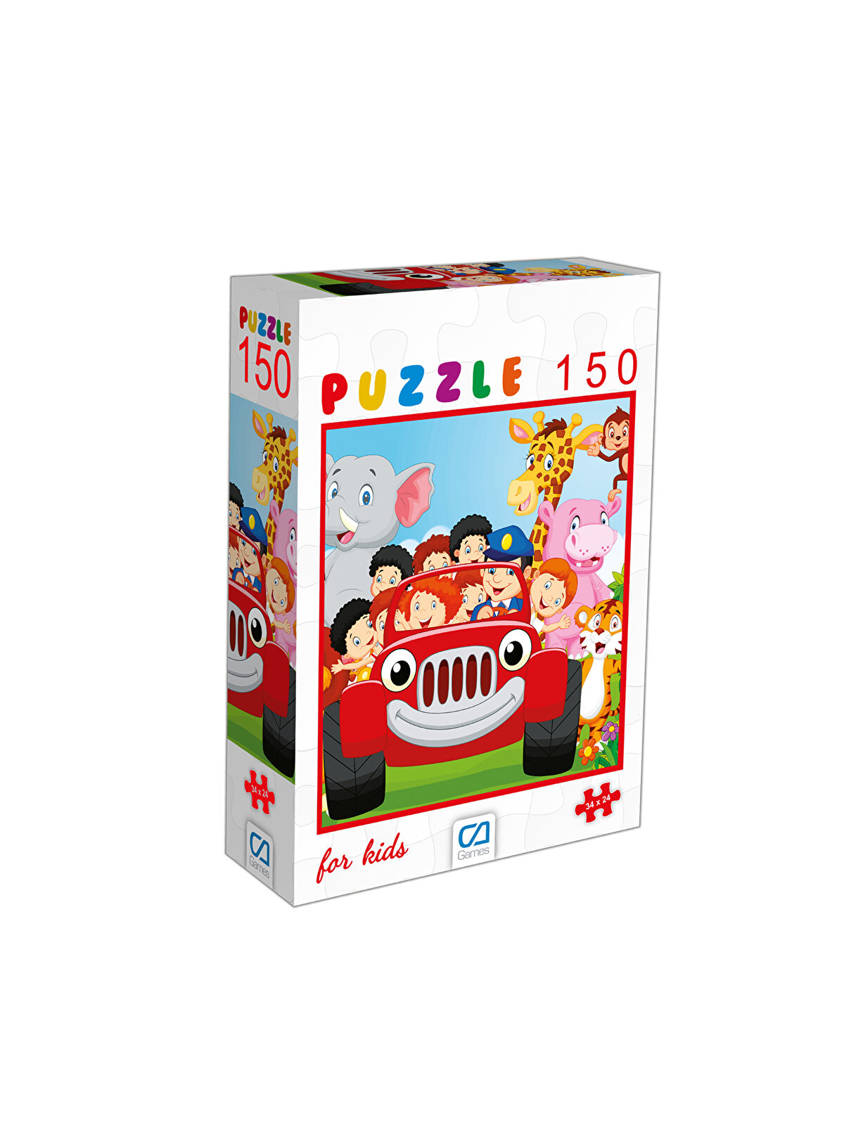 CA Games Hayvanlar Puzzle 150 Parça CA Games Hayvanlar Puzzle 150 Parça