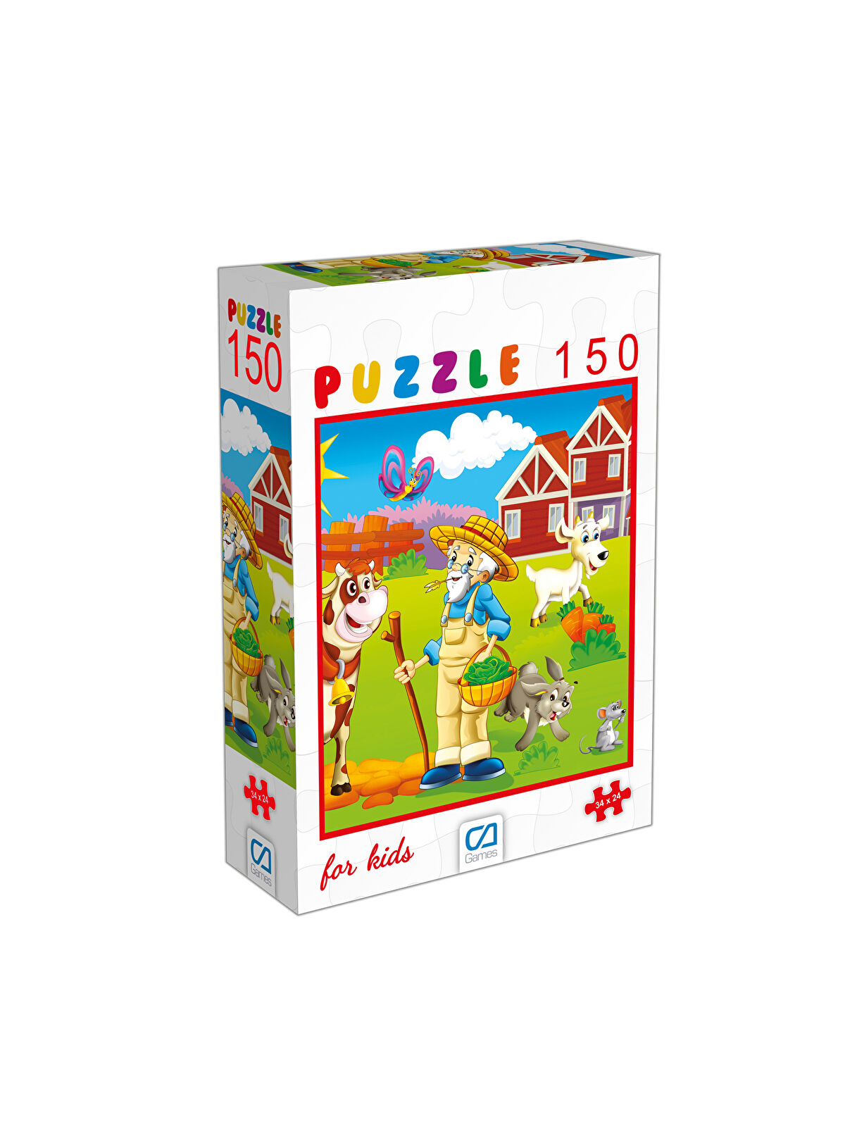 CA Games Çiftlik Puzzle 150 Parça CA Games Çiftlik Puzzle 150 Parça