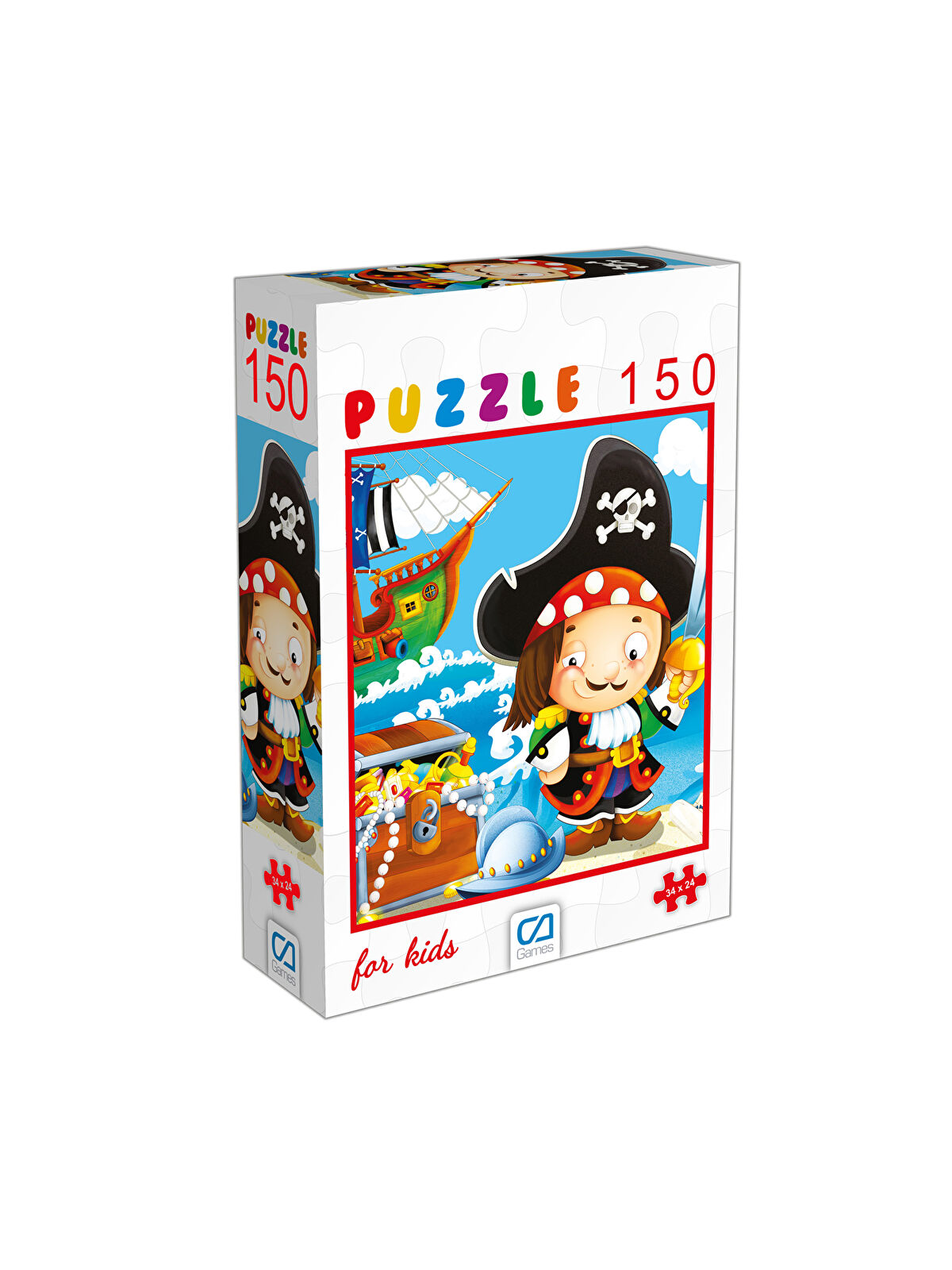 CA Games Korsan Puzzle 150 Parça CA Games Korsan Puzzle 150 Parça