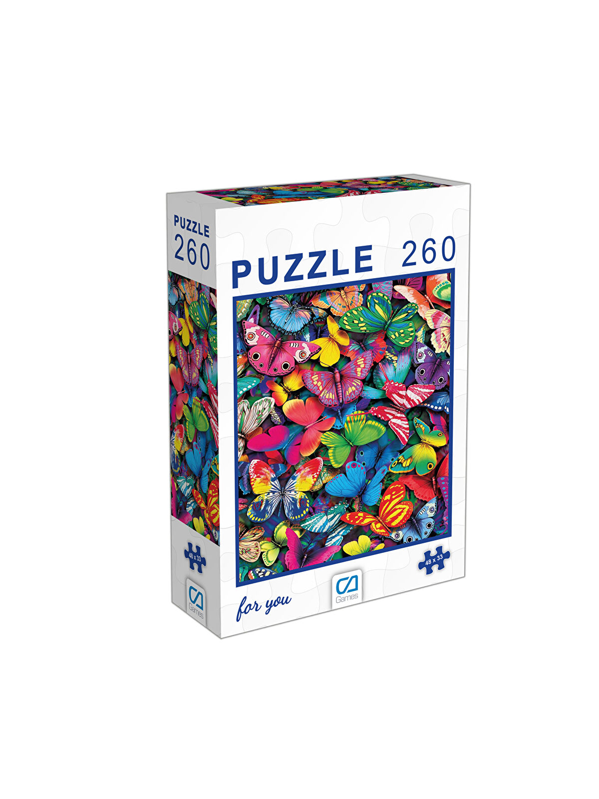 CA Games Kelebekler Puzzle 260 Parça