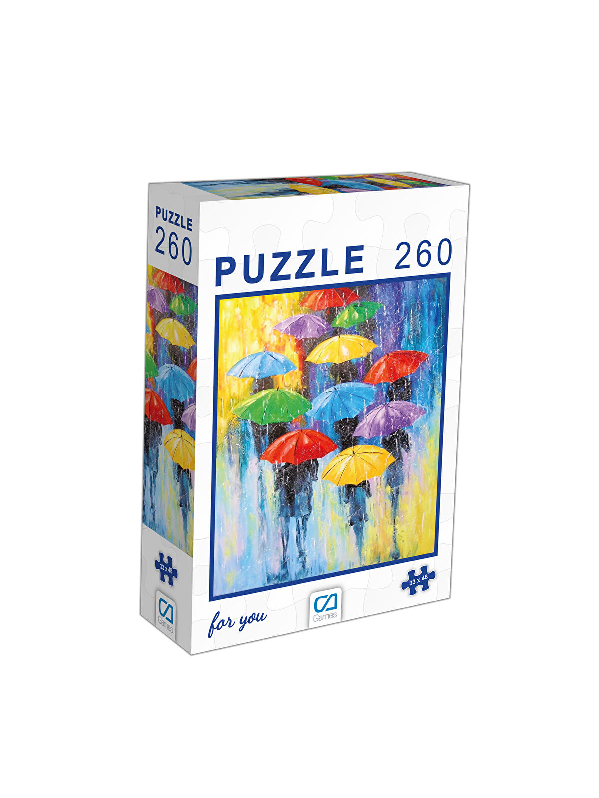 CA Games Şemsiyeler Puzzle 260 Parça CA Games Şemsiyeler Puzzle 260 Parça